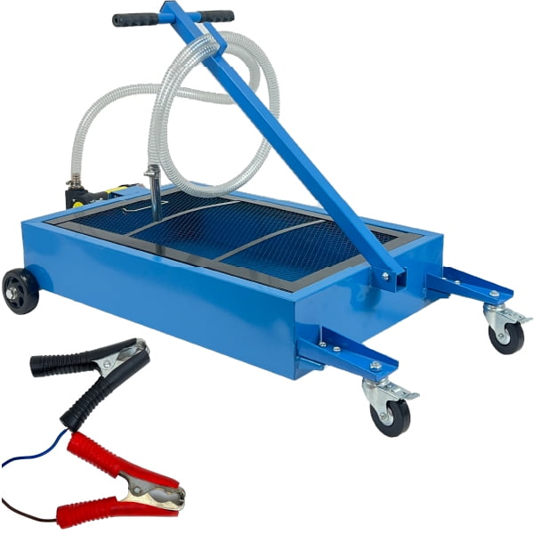 Biltek 15 Gal/57L Electric Oil Drain Pan with 12V Electric Oil Pump ...