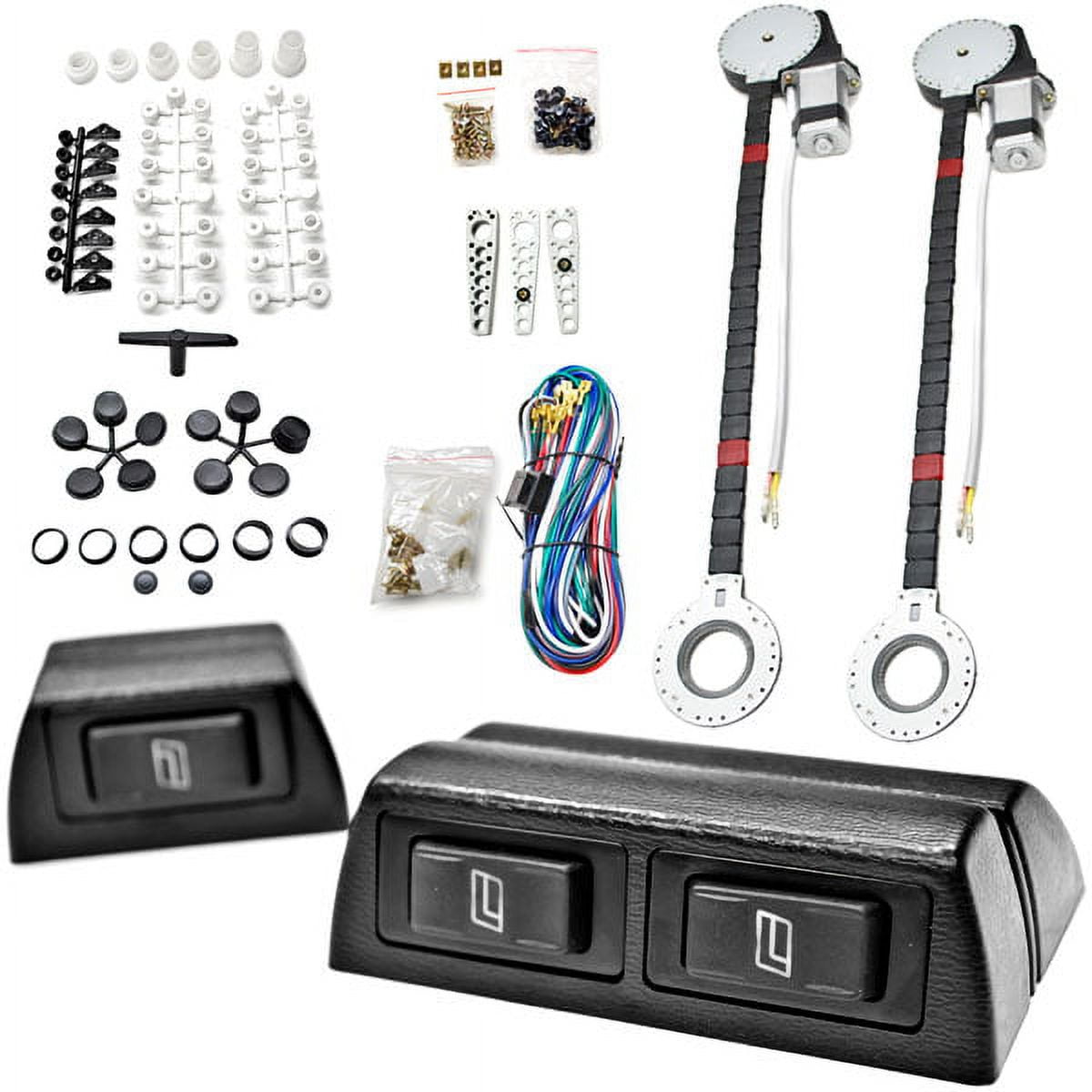 Biltek 2x Car Window Automatic Power Kit Electric Roll Up Compatible ...