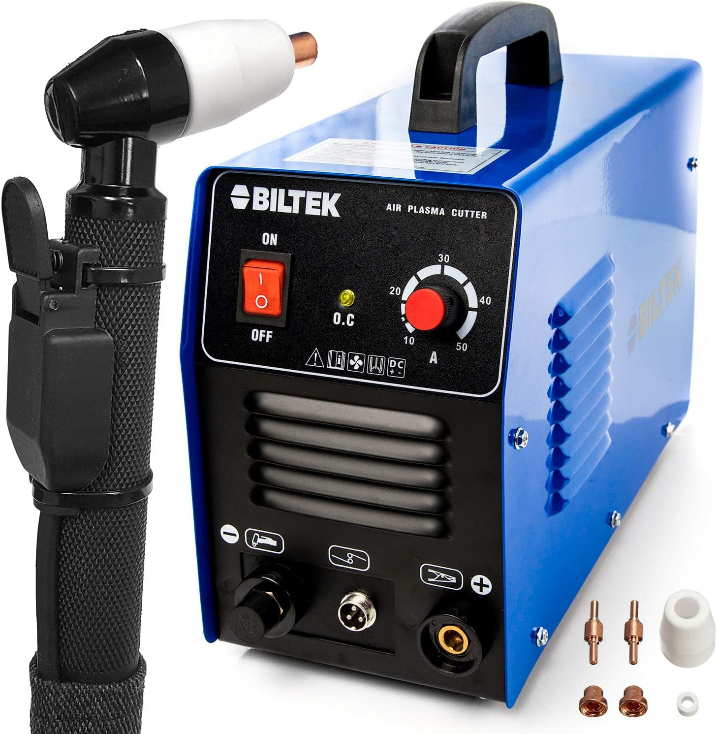 Biltek 50Amp Non-Pilot Arc Plasma Cutter, Dual Voltage 110V/220V with ...