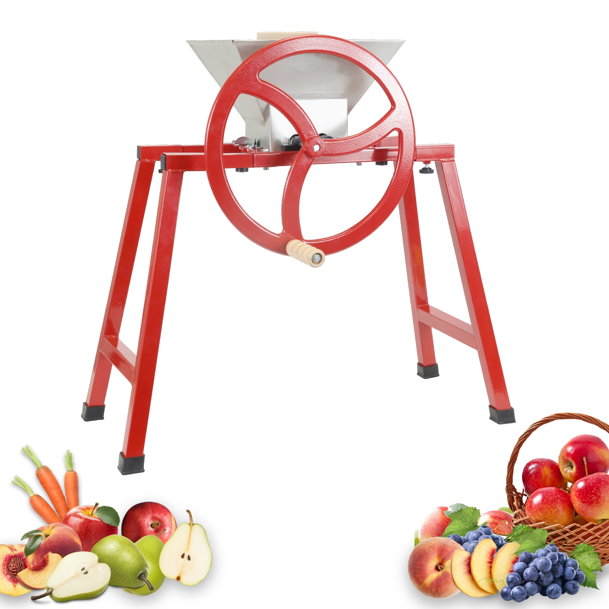 Biltek Fruit Crusher & Apple Grinder for Cider Press & Fruit Wine Maker ...