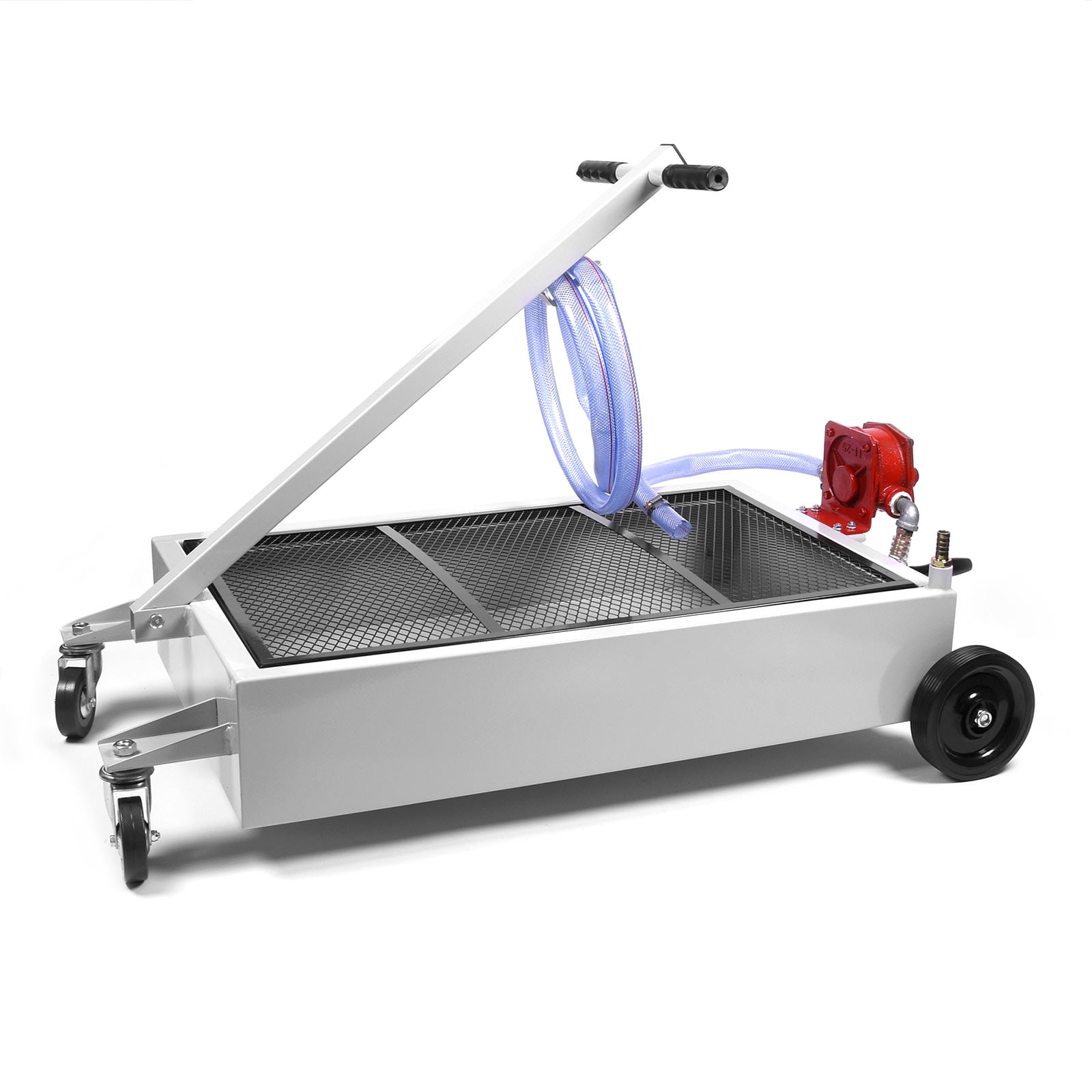 Biltek 15 Gallon Portable Oil Drain Pan with Pump for Vehicles ...