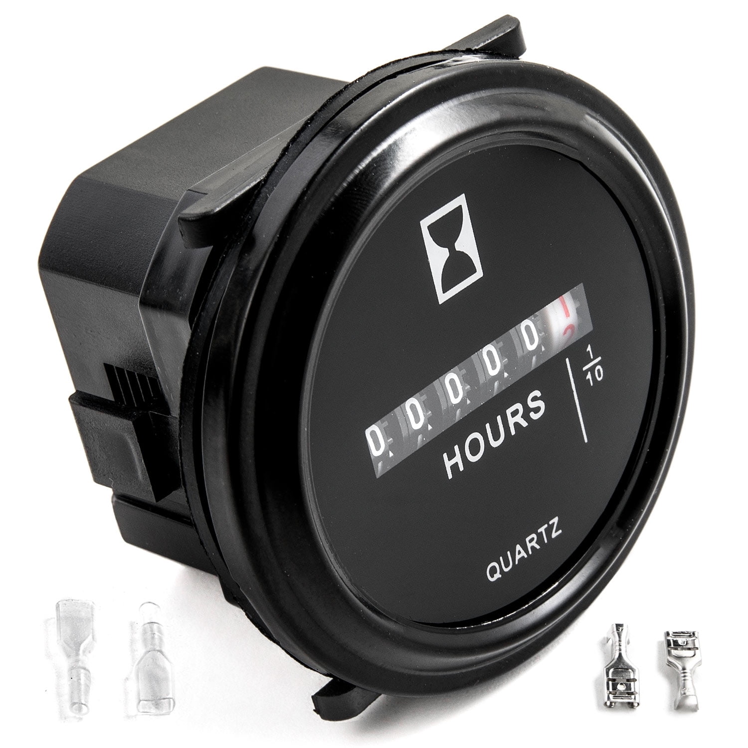 Biltek Waterproof 2" Quartz Round Hour Meter Gauge for Marine Boat ...