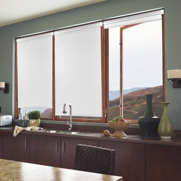 Better Homes & Gardens 2-inch Cordless Faux Wood Horizontal Window ...