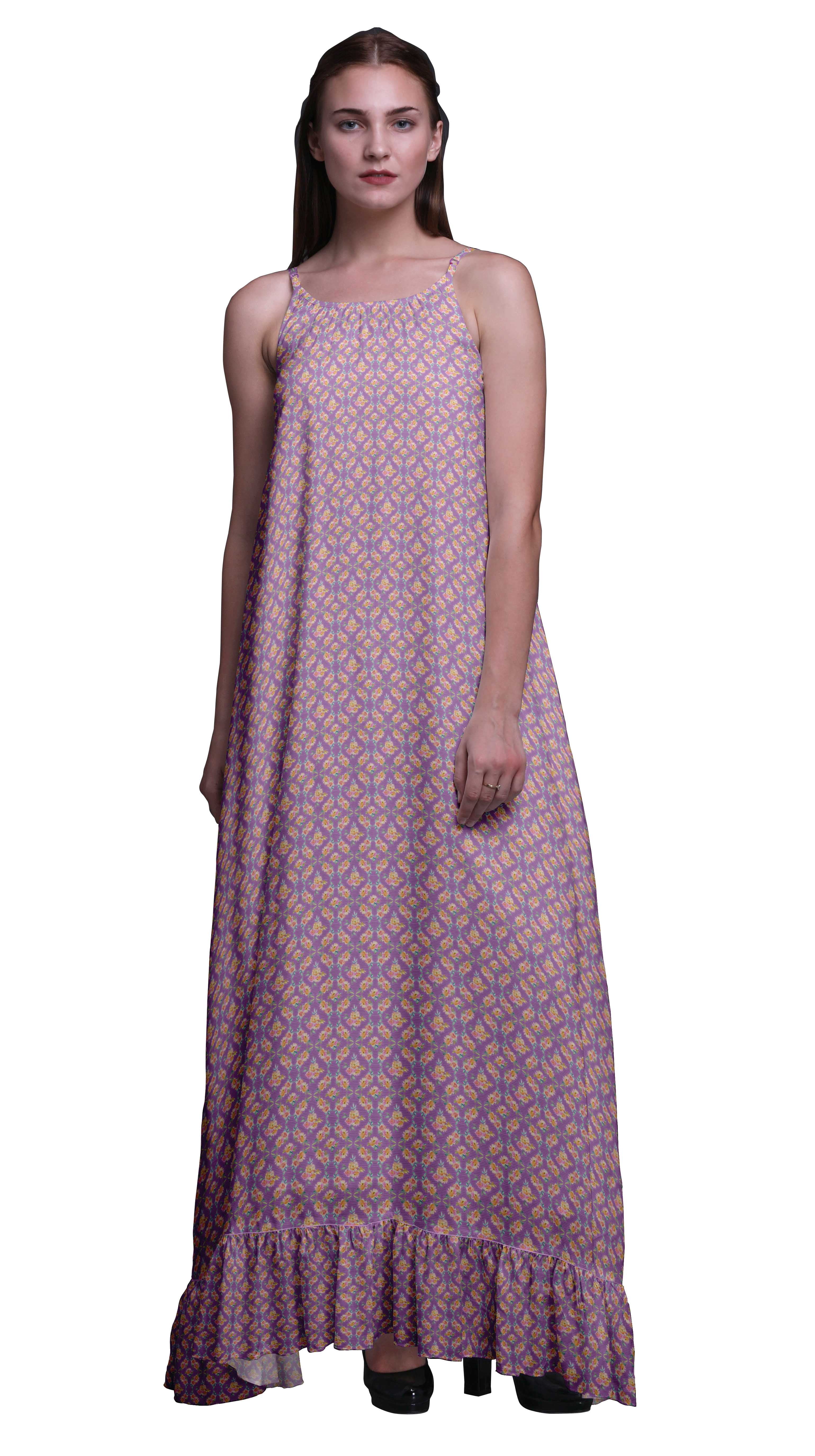 Bimba Lavender2 Watercolor Ogee,Pink & Peach Flower Nightwear for Women ...