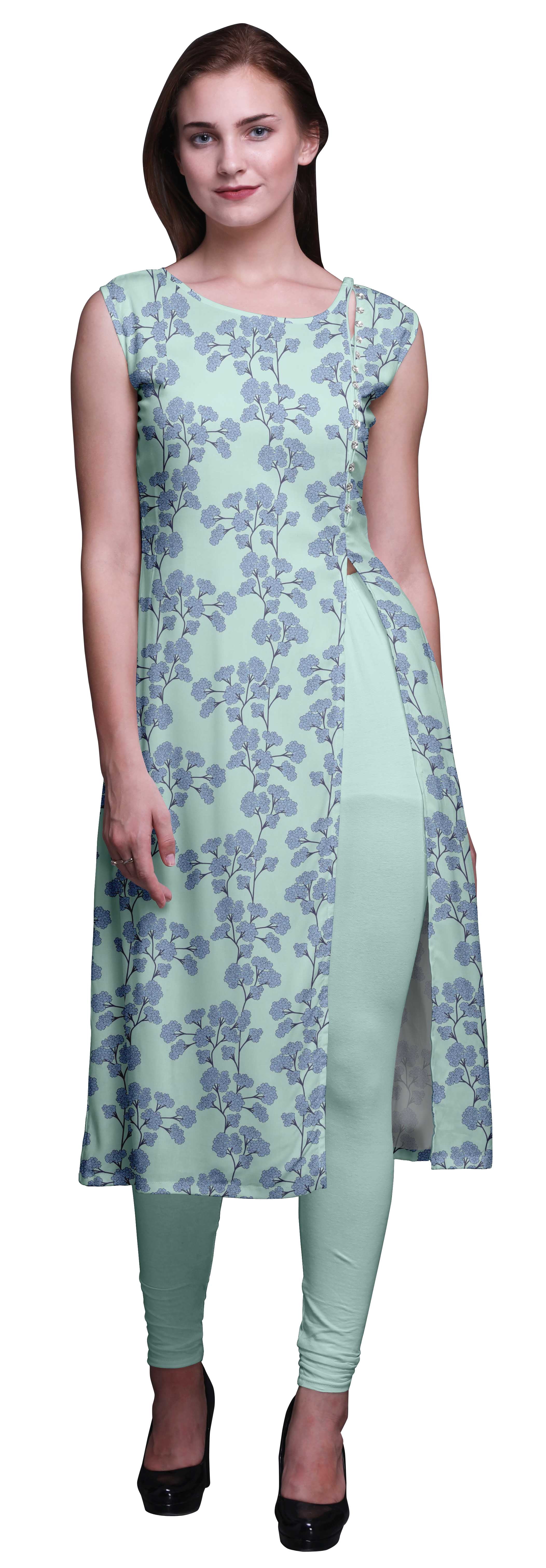 Bimba Straight KurtisÃ‚Â ForÃ‚Â Women Kurti Dress Printed Indian Top ...