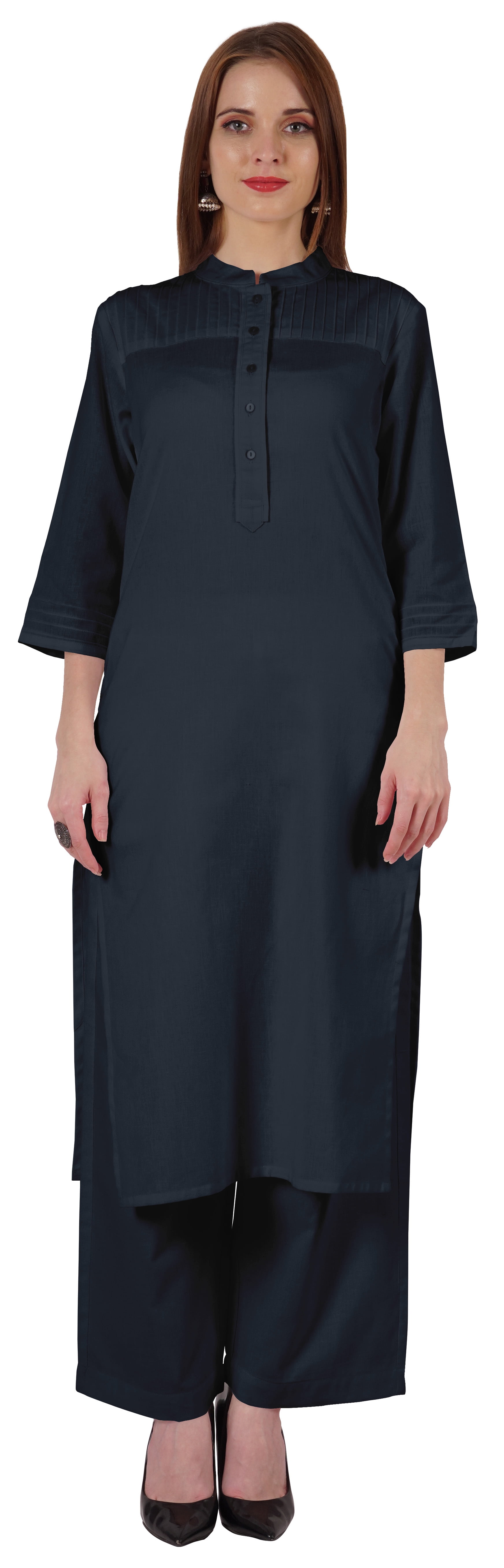 Bimba Traditional Indian Solid Dress For Women Indian Ethnic Kurta And ...