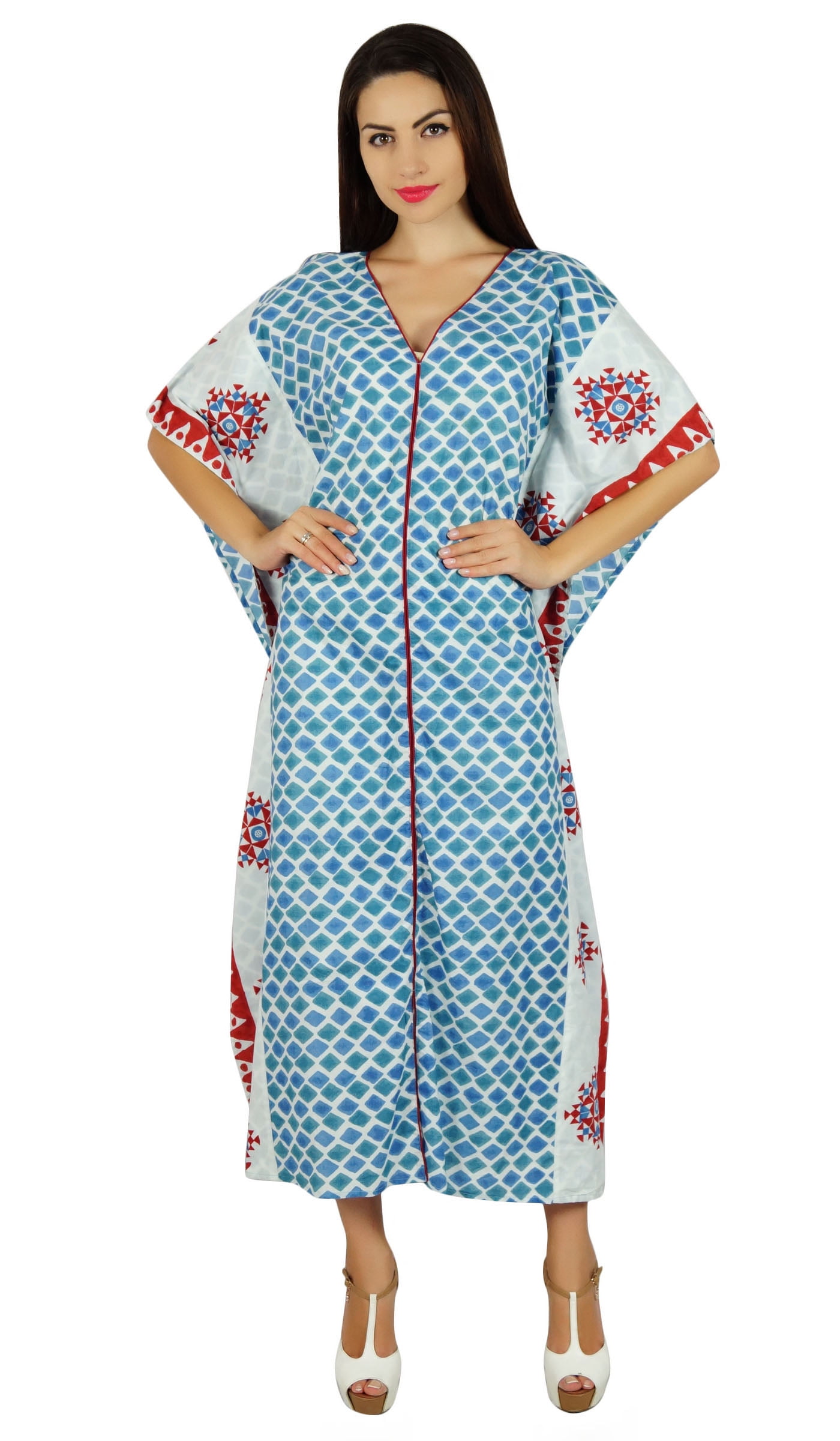 Bimba Women Kaftan Designer Maxi Chic Long Caftan Coverup Beach Wear ...