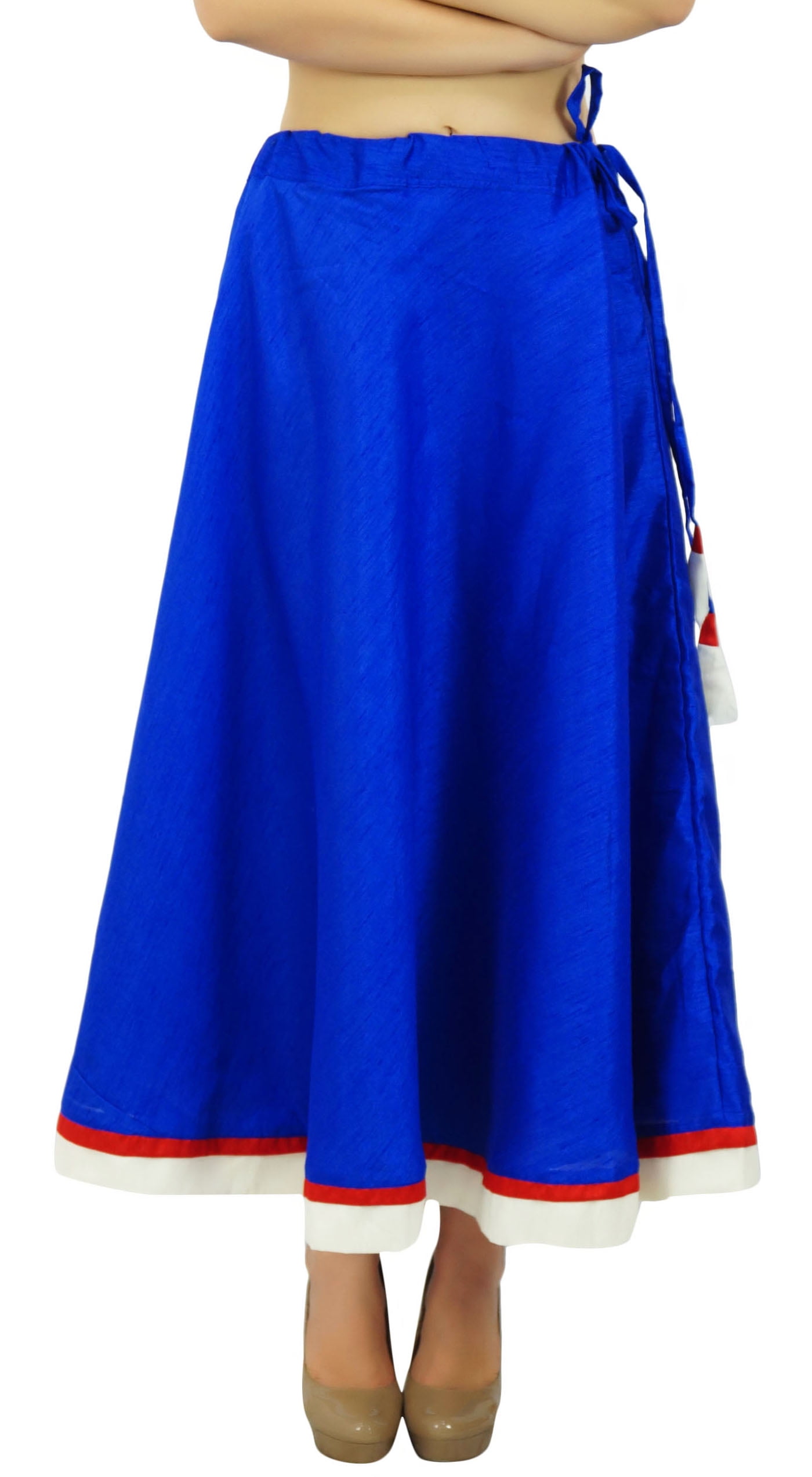 Bimba Women Long Maxi Cotton Skirt A-Line Flaired Skirts With ...