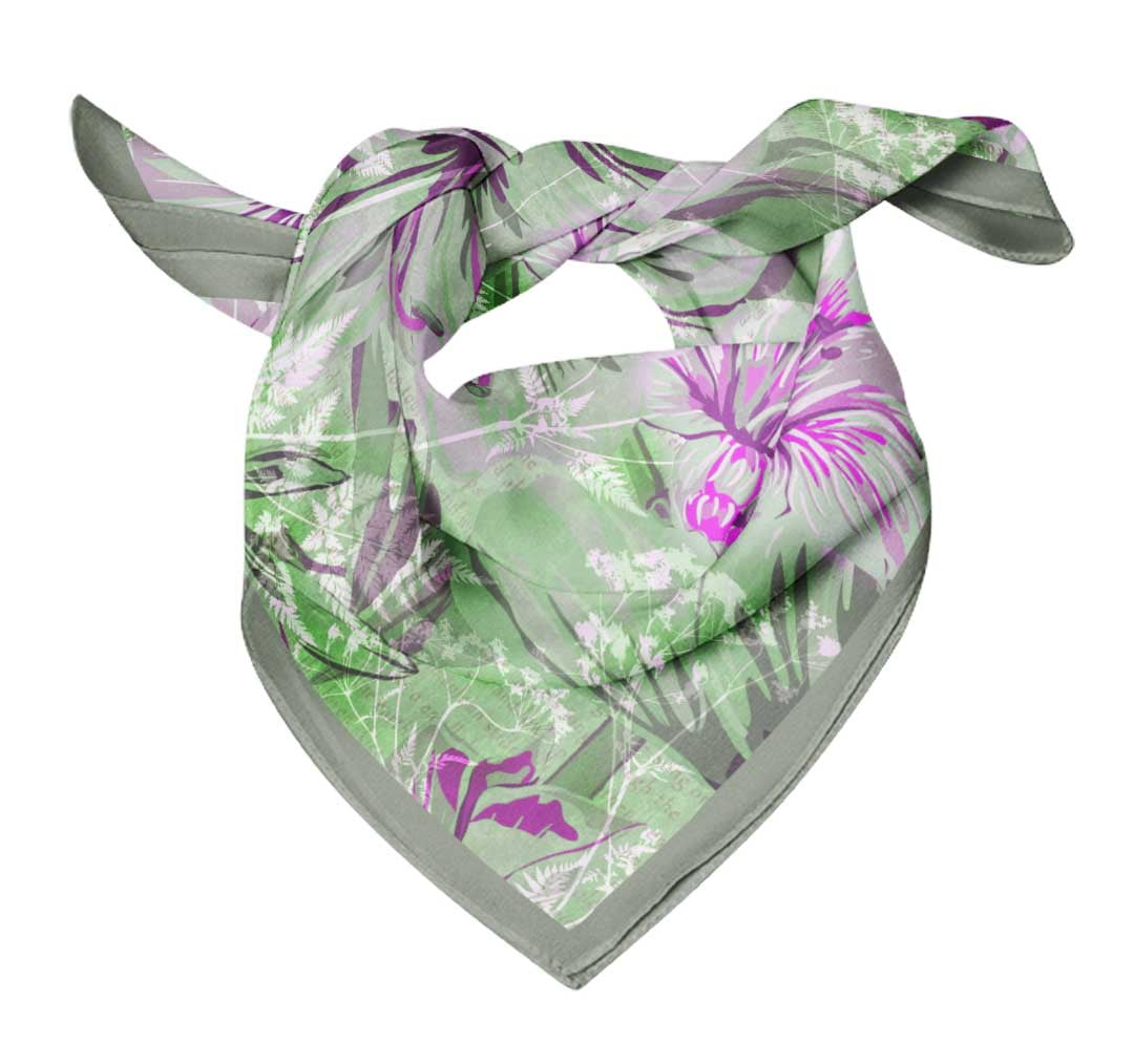 Bimba Womens Rectangular Printed Cotton Voile Scarf Neck Head Wrap-40 x ...