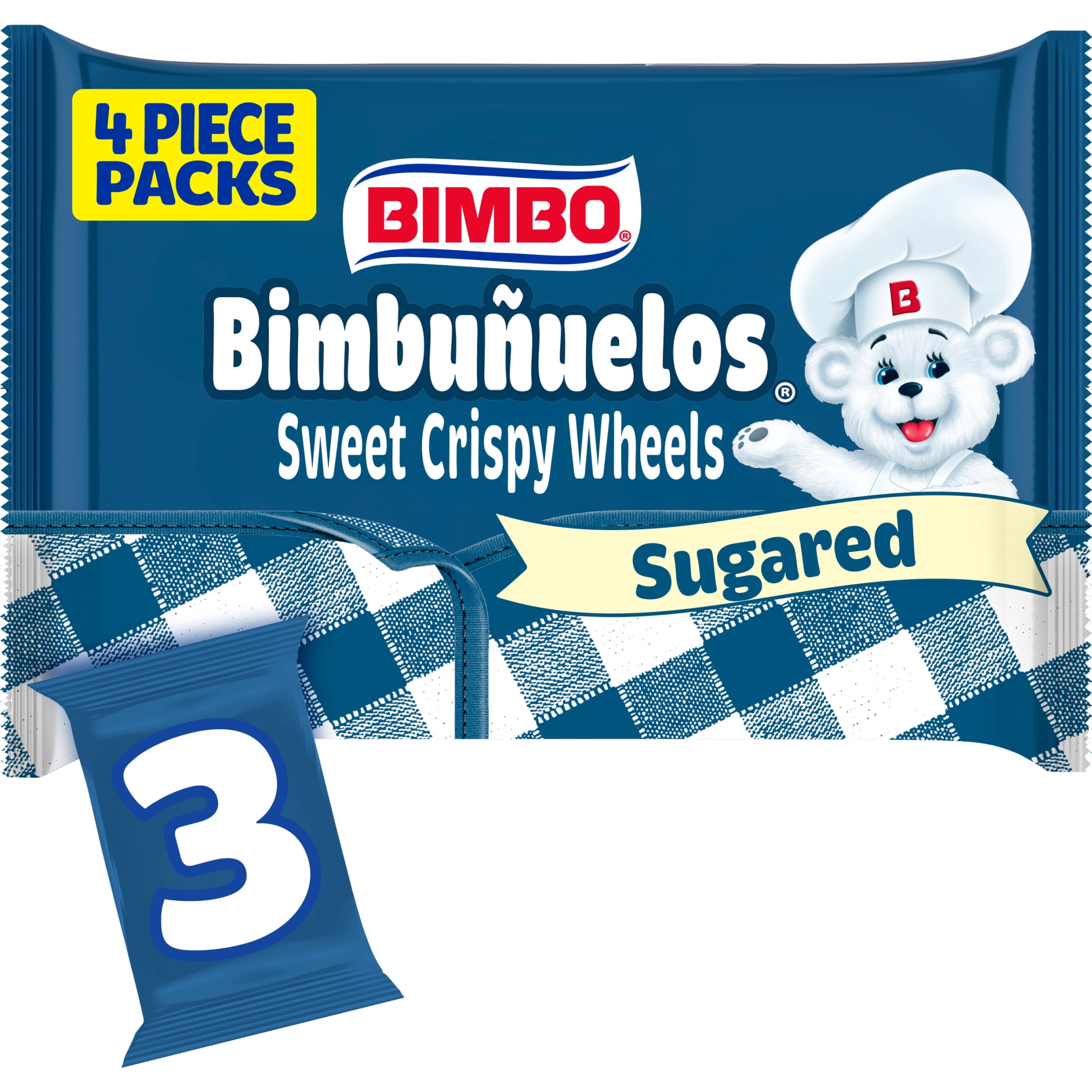 Bimbo Sugar Crispy Pastries, 6.99 oz Tray, Crispy Delicious Bimbuñuelos ...