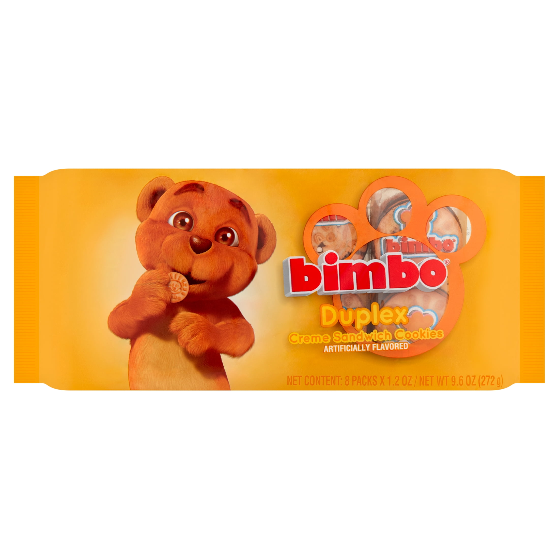 Bimbo, Duplex Vanilla Chocolate Creme Sandwich Cookies, 8 Count, 9.6 OZ ...