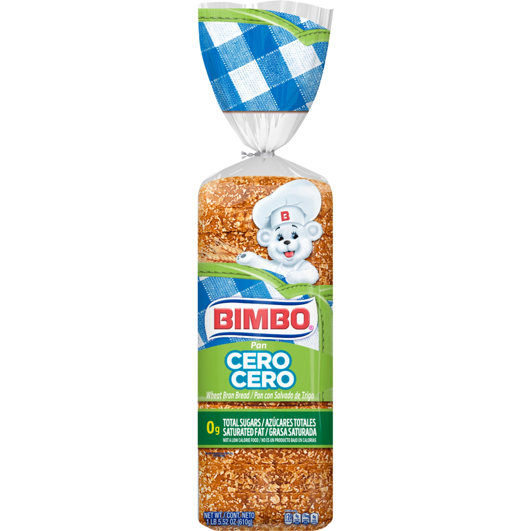 Bimbo Pan Cero Cero Bread, 21.52 oz Bag - Walmart Business Supplies