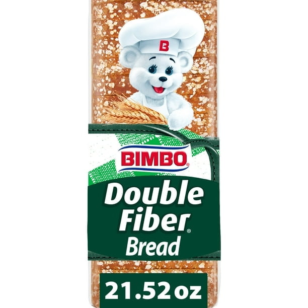 Bimbo Pan Doble Fibra Double Fiber Bread, 21.52 oz, Multigrain Bread ...