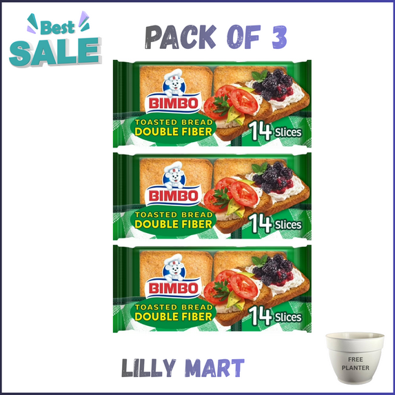 Bimbo Pan Tostado Doble Fibra Toasted Bread, 14 count, Double Fiber ...