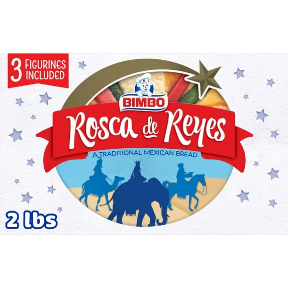 Bimbo Fresh Mexican Bakery - Traditional Spanish Rosca de Reyes Sweet ...