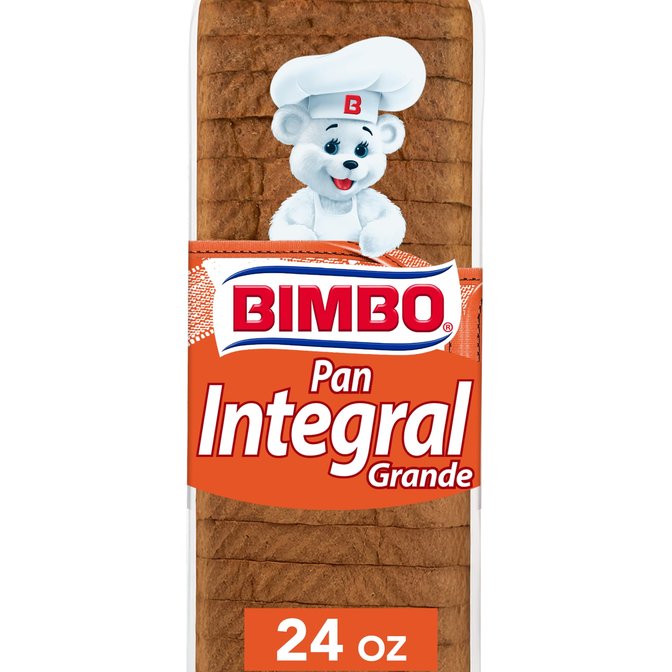 Bimbo Pan Integral Grande Large Wheat Bread, Perfect for Sandwiches, 24 ...