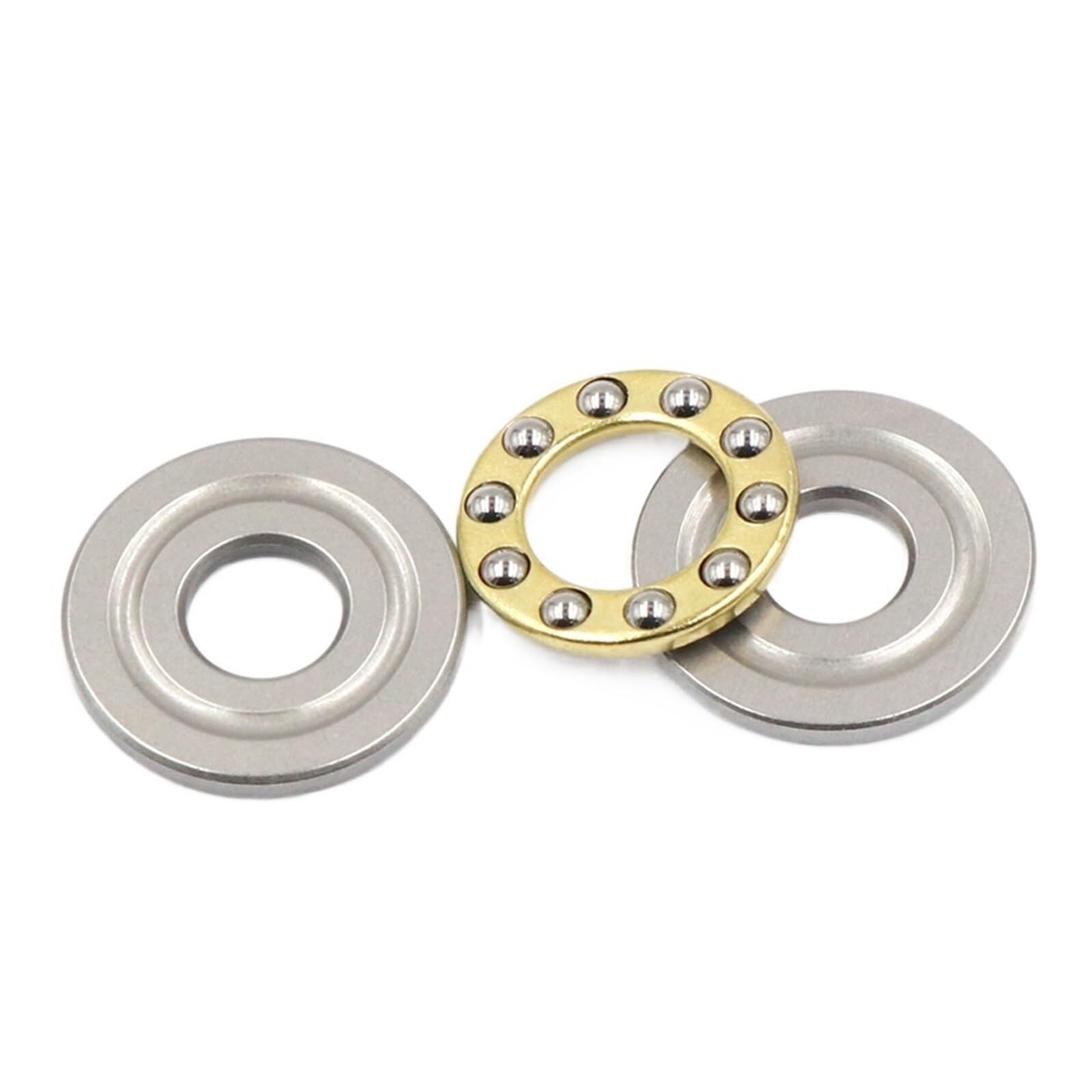 Bimetal Seal Shield Micro Deep Groove Bearing 1pcs F2-6M 2x6x3mm Plane ...