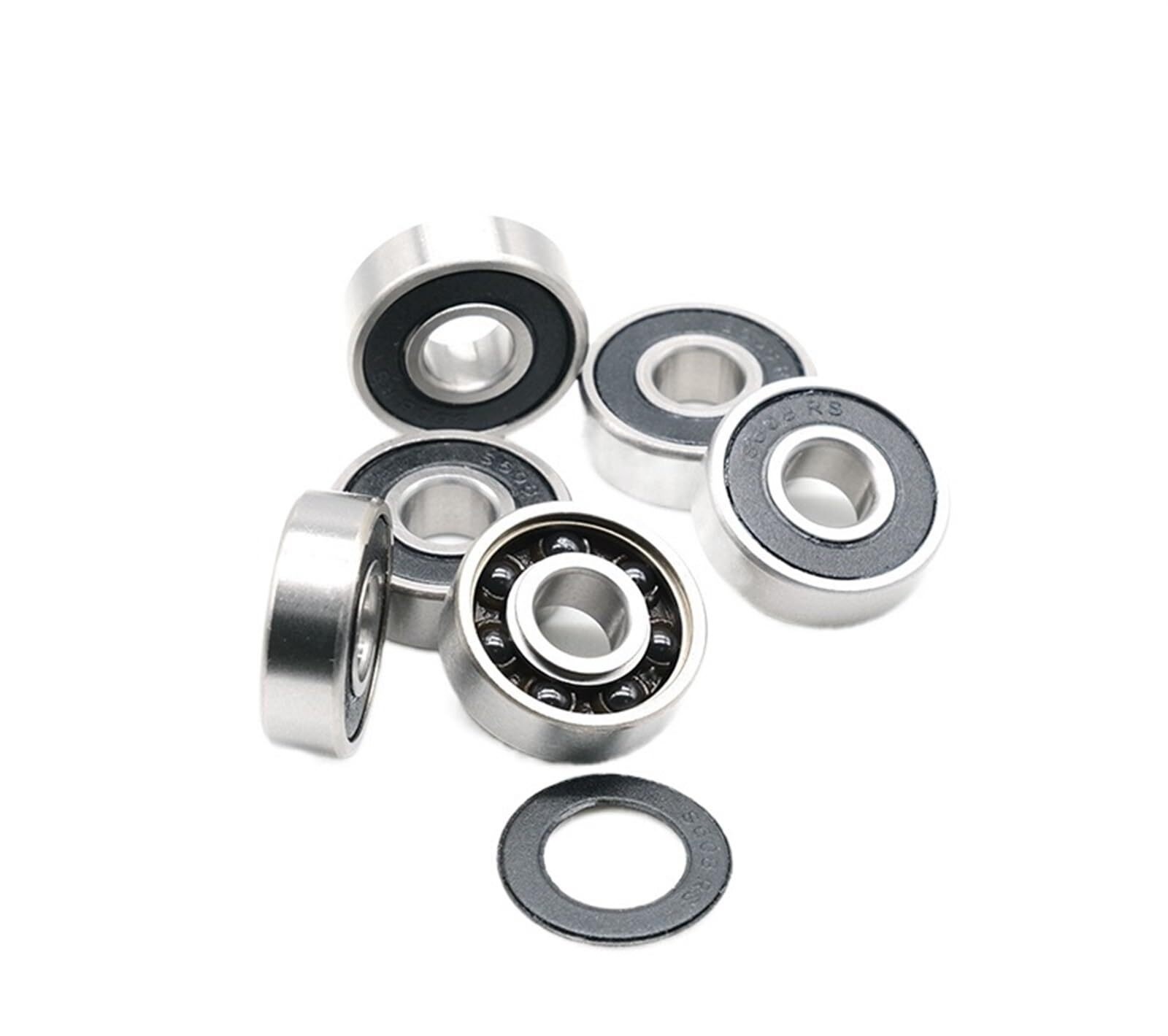 Bimetal Seal Shield Micro Deep Groove Bearing 2pcs S608 2RS CB 8x22x7mm ...
