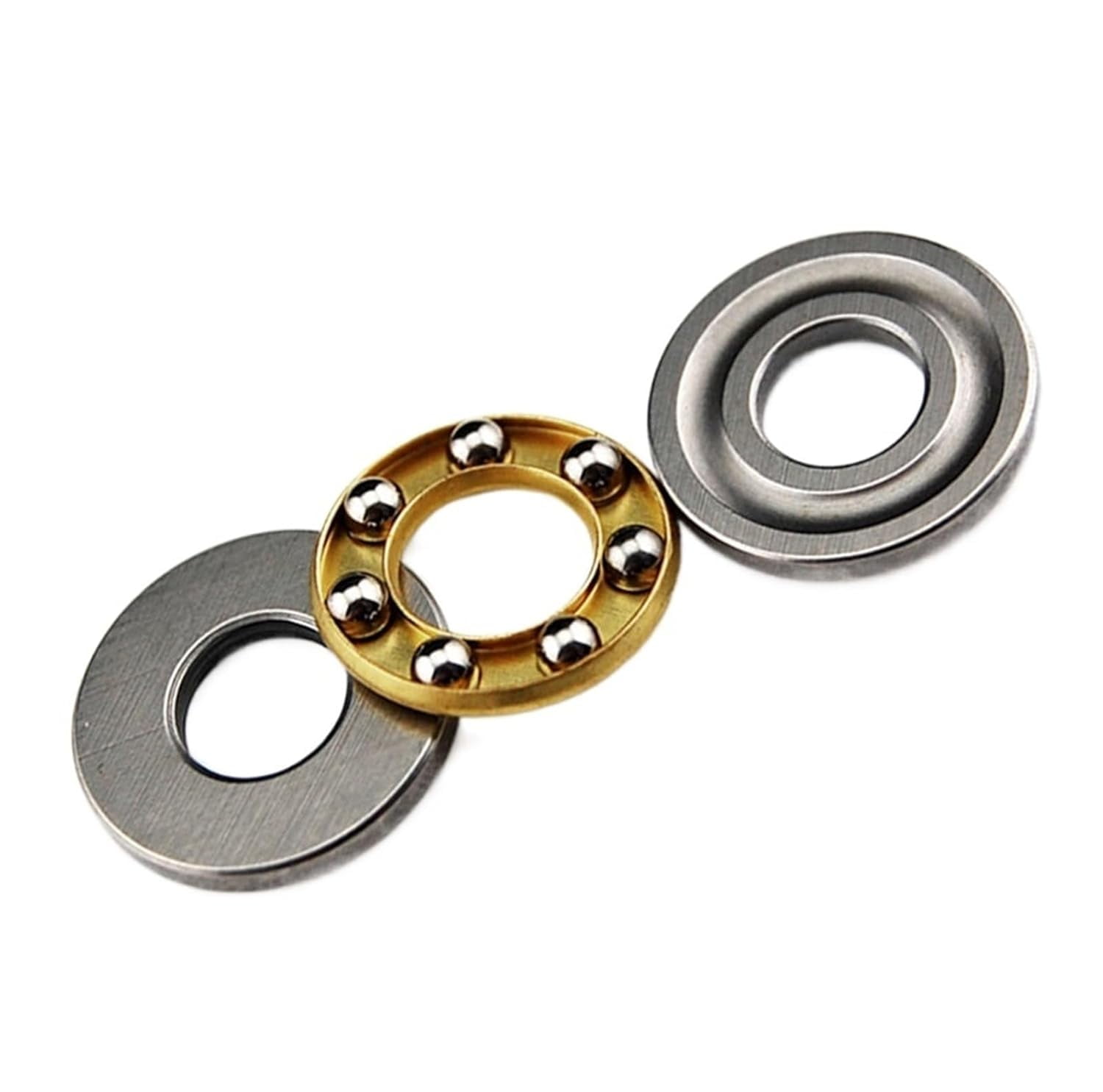 Bimetal Seal Shield Micro deep Groove Bearing 10PCS F2-6M 2x6x3mm Axial ...