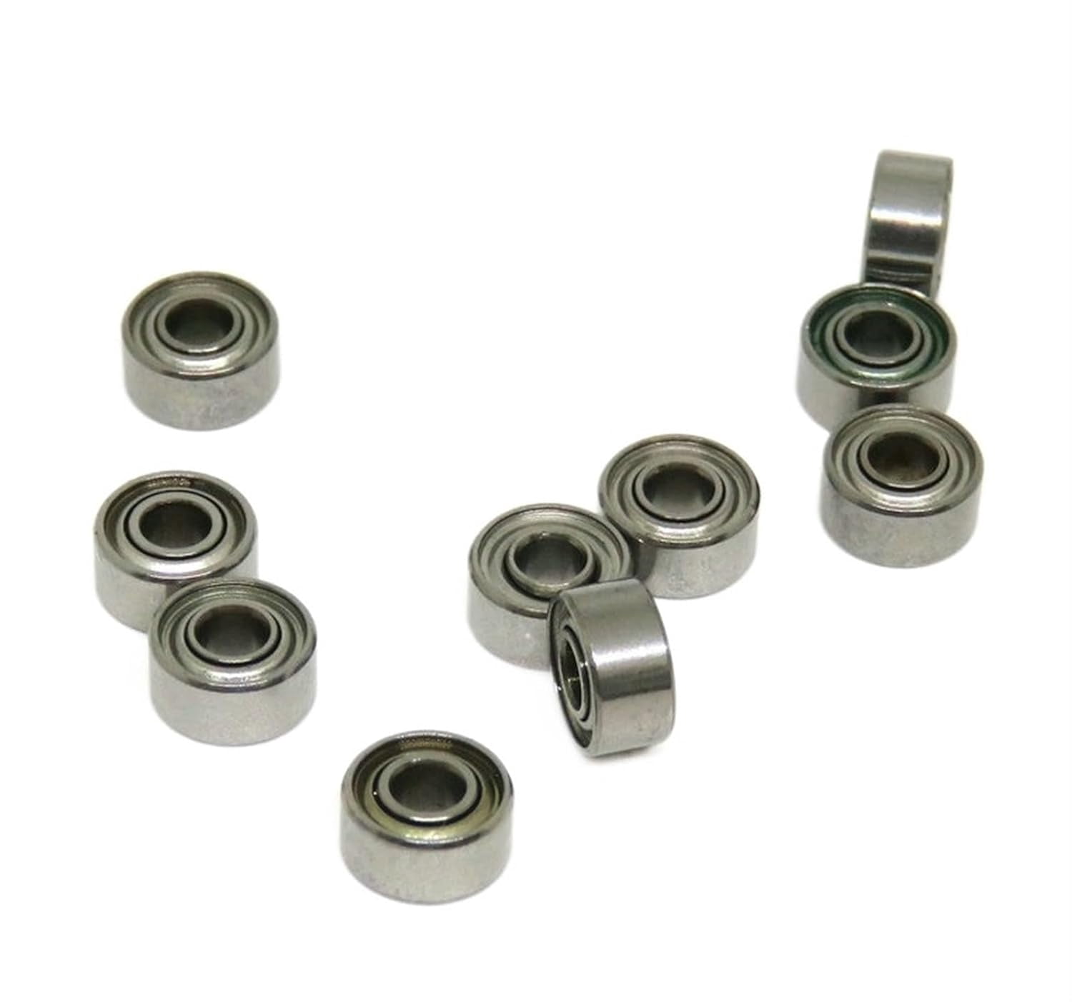 Bimetal Seal Shield Micro deep Groove Bearing 10pcs SMR52ZZ 2x5x2.5mm ...