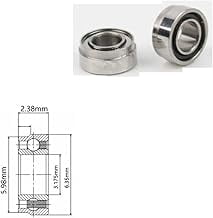 Bimetal Seal Shield Micro deep Groove Bearing 10pcs SR144TLKZN 3.175x6 ...