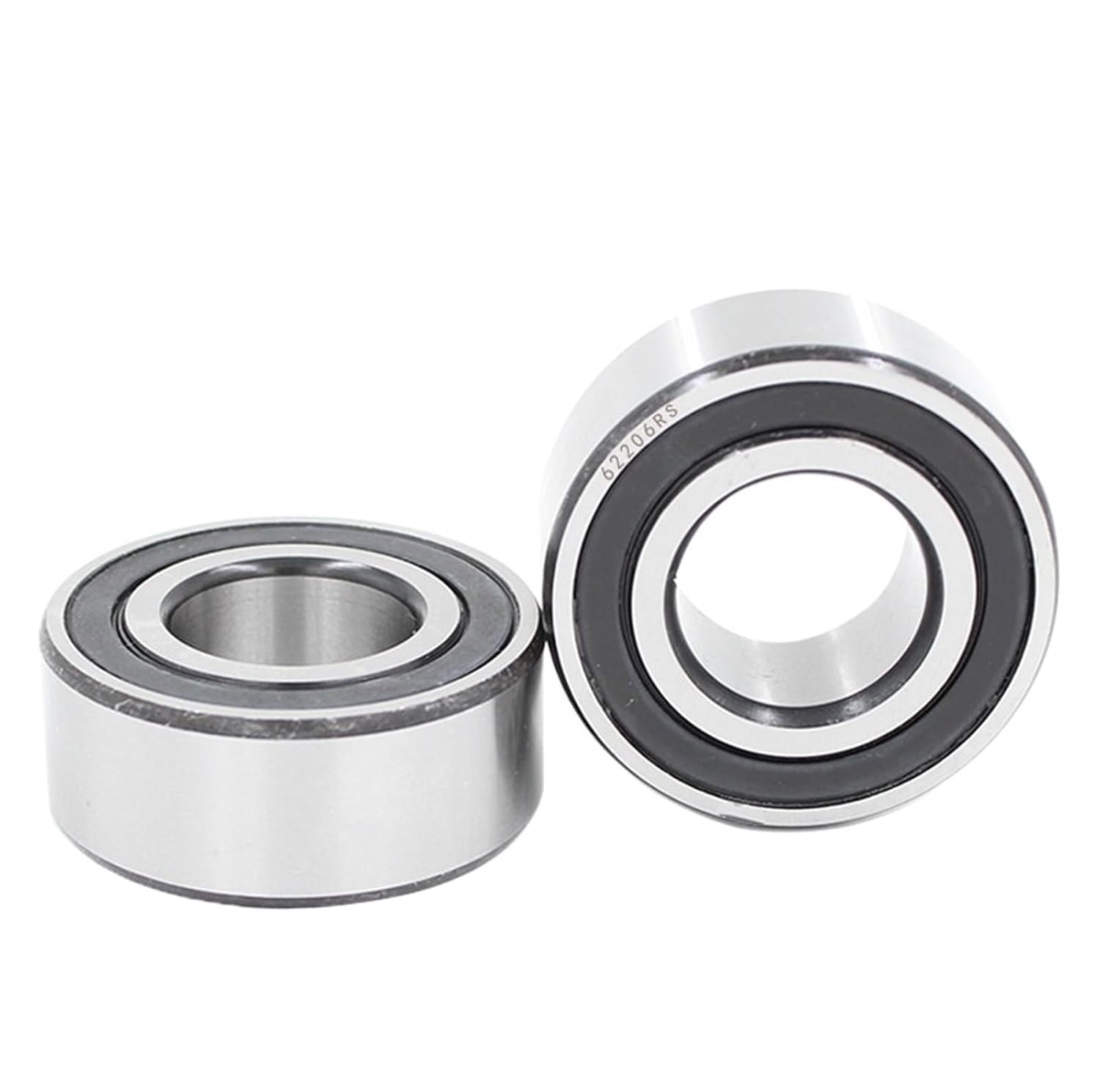 Bimetal Seal Shield Micro deep Groove Bearing 1pcs 3200-2RS 10X30X14.3mm Double Row Angular ...