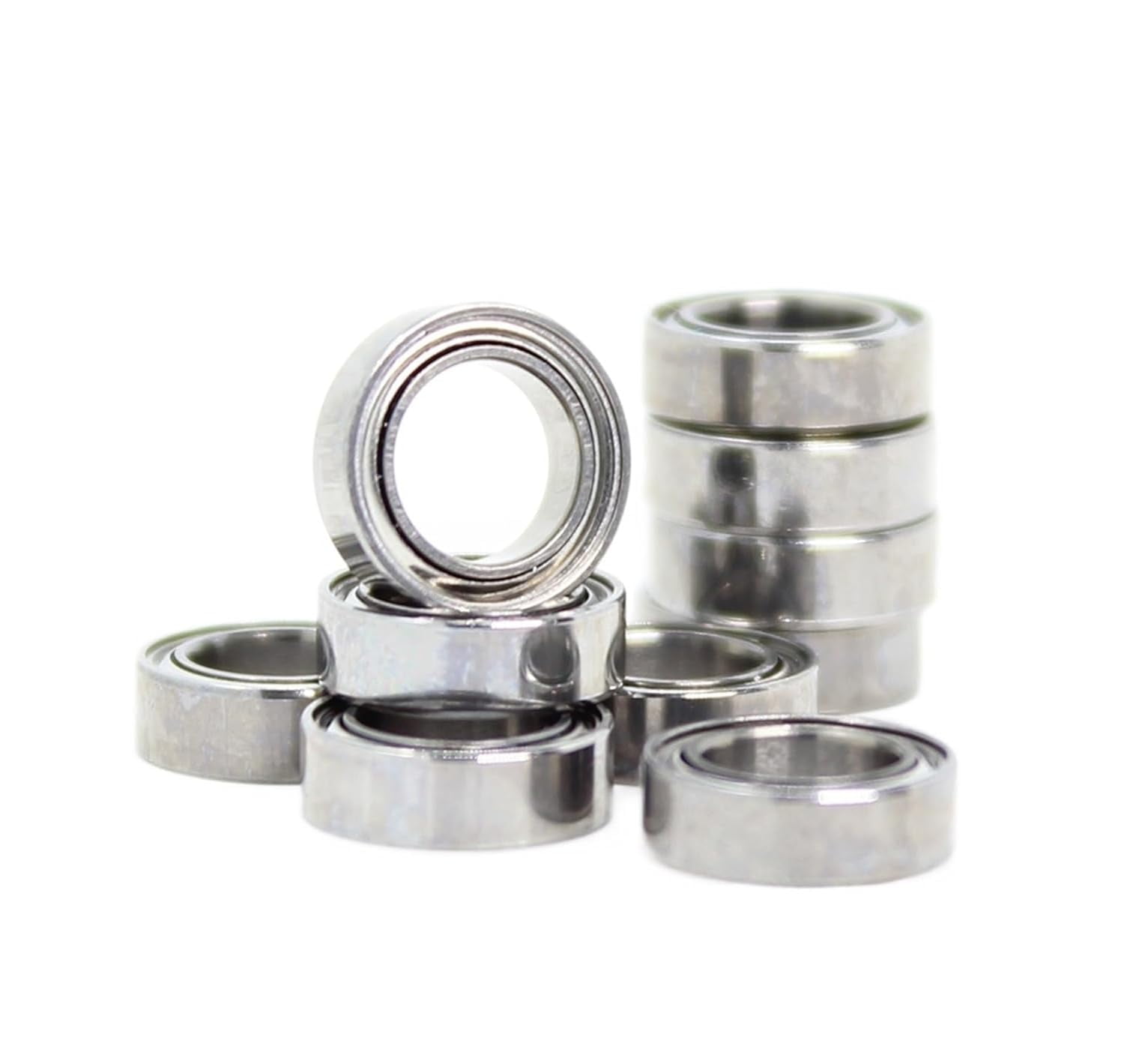 Bimetal Seal Shield Micro deep Groove Bearing 50PCS MR85ZZ 5X8X2.5mm ...