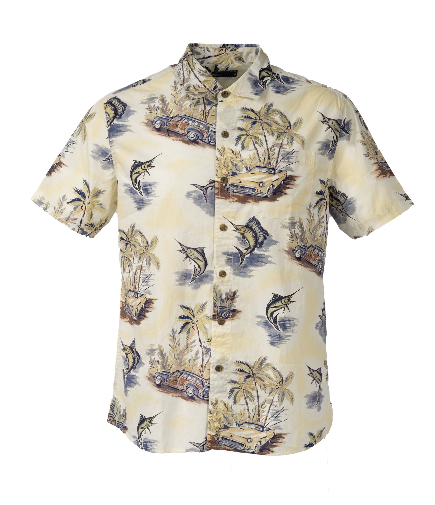 Bimini Bay Mens Cruizin S/S Kent Collar Shirt, Adult, Cruizin, X-Large ...
