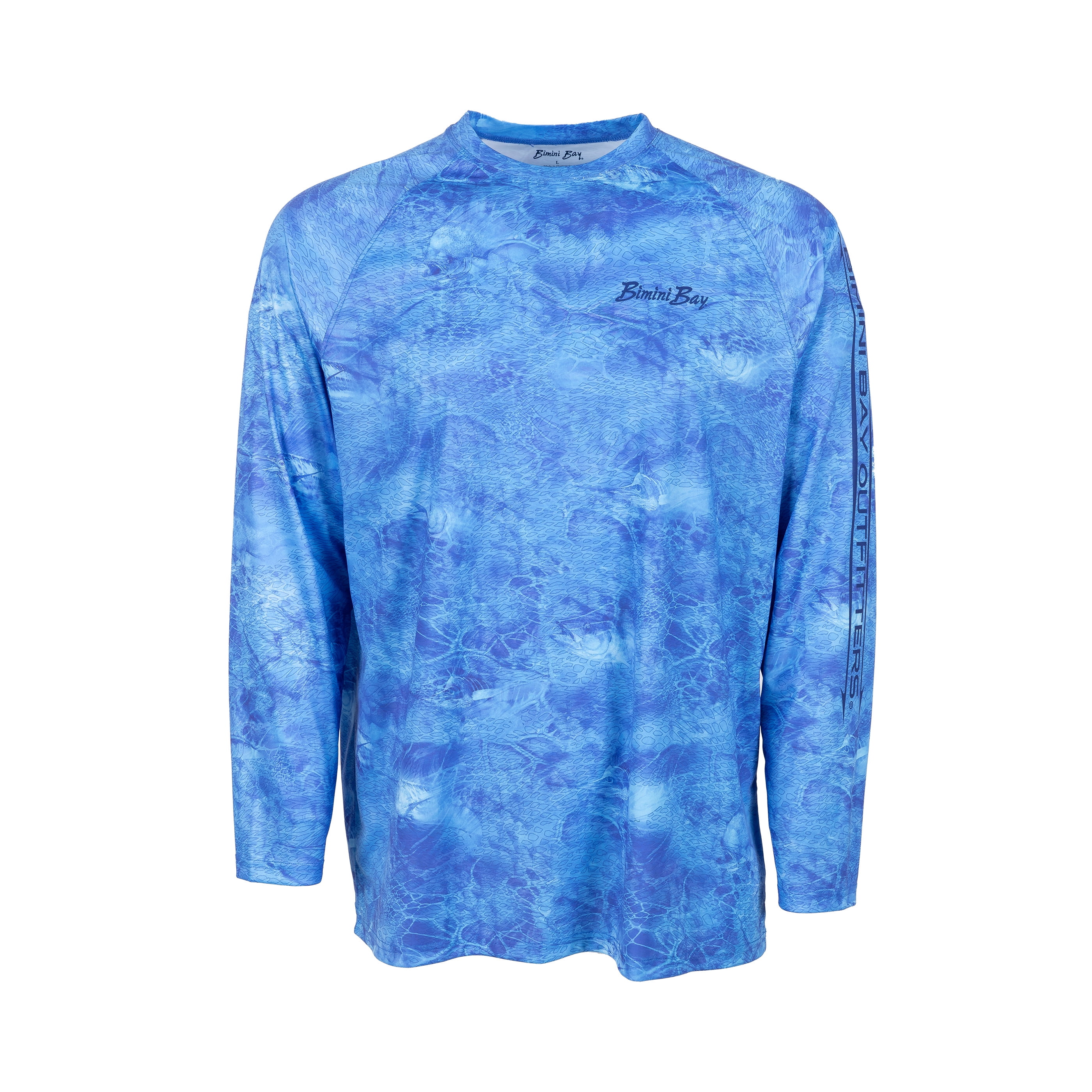 Bimini Bay Outfitters Fish Heads Men's Performance Long Sleeve Tee ...
