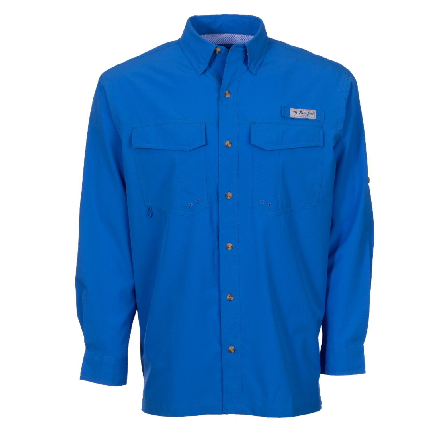Bimini Bay Outfitters Men's Flats V Long Sleeve Shirt, BloodGuard Plus ...