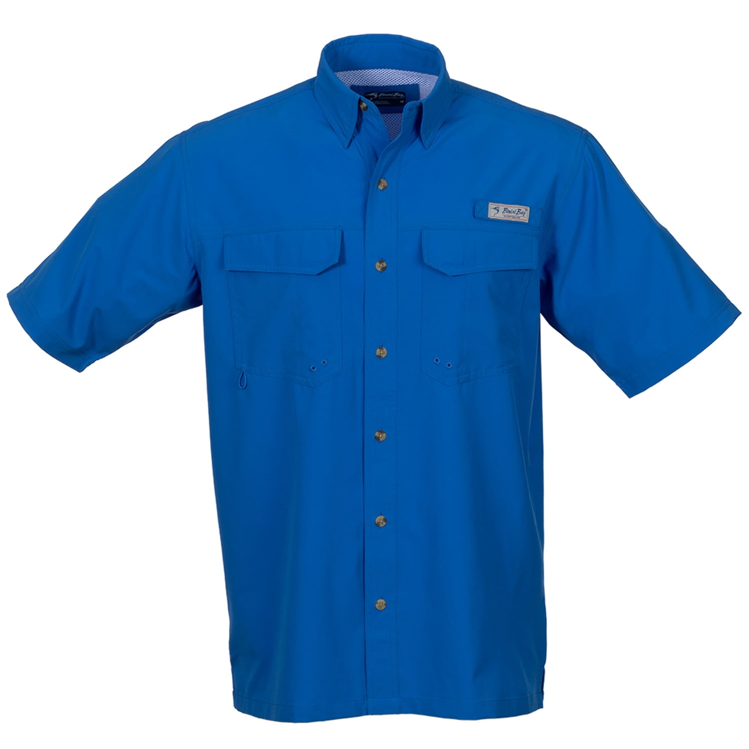 Bimini Bay Outfitters Men's SPF Fishing Shirt, Flats V Short Sleeve ...