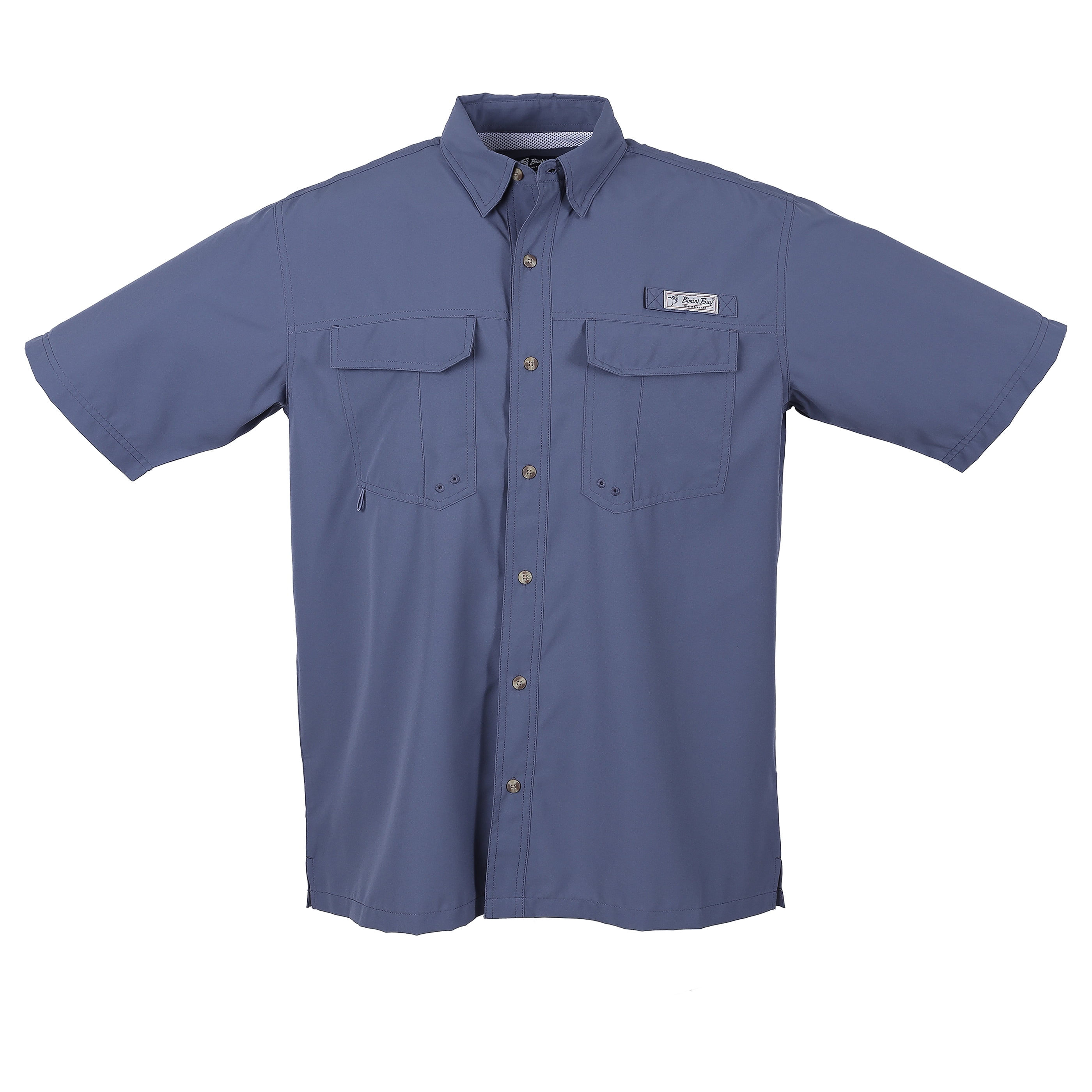 Bimini Bay Outfitters Flats V Short Sleeve Shirt Featuring BloodGuard ...