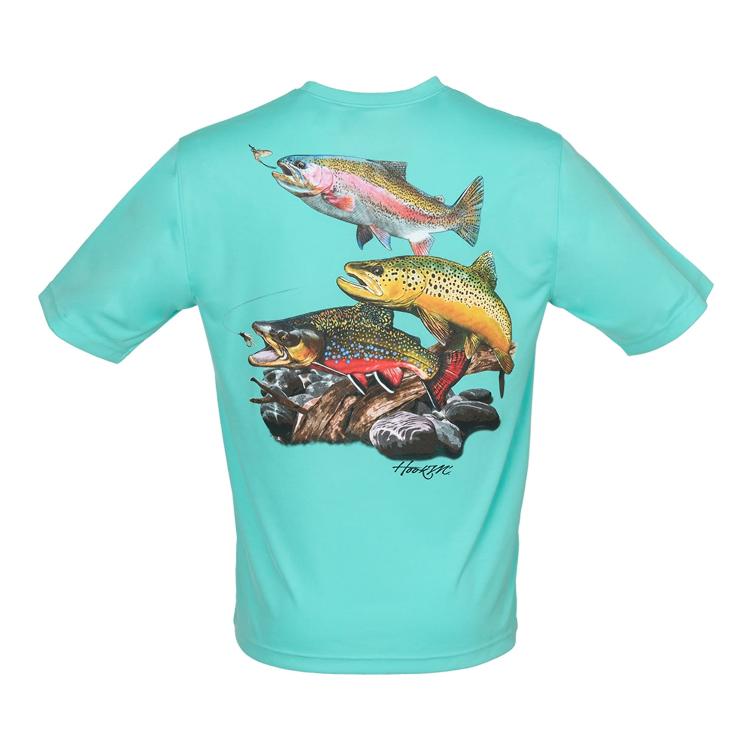 Bimini Bay Outfitters Hook M' Men's Freshwater Short Sleeve Performance ...
