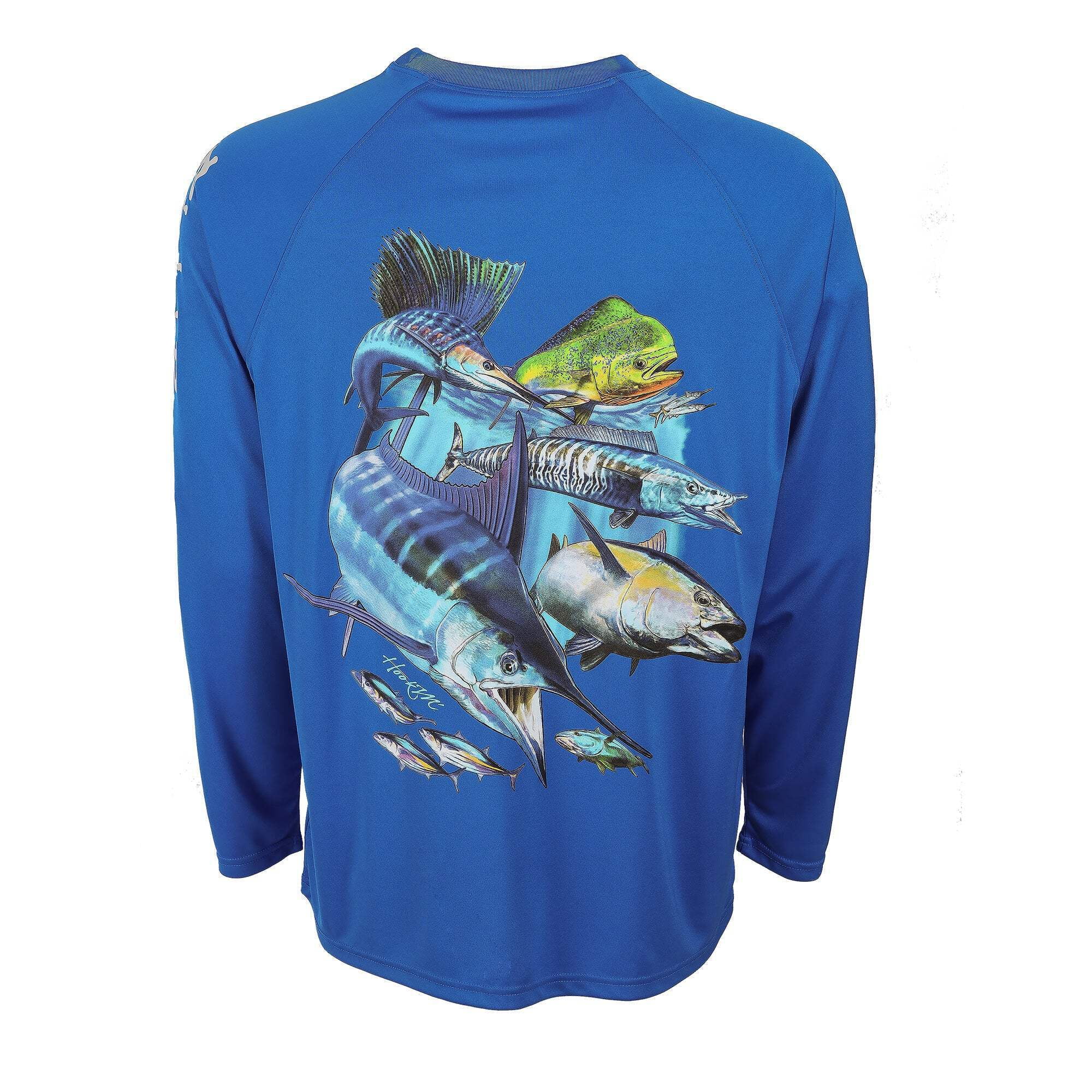 Bimini Bay Outfitters Hook M' Men's Long Sleeve Shirt - Offshore Slam 4 ...