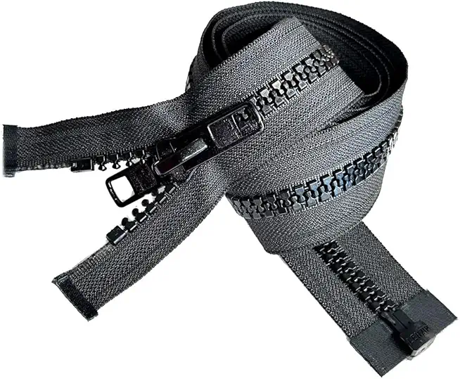 Bimini Top #10 Black Marine Double Pull Lenzip Zipper - Reversible ...