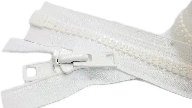 Bimini Top #10 White Marine Double Pull Zipper 76" ~ YKK Zipper ...