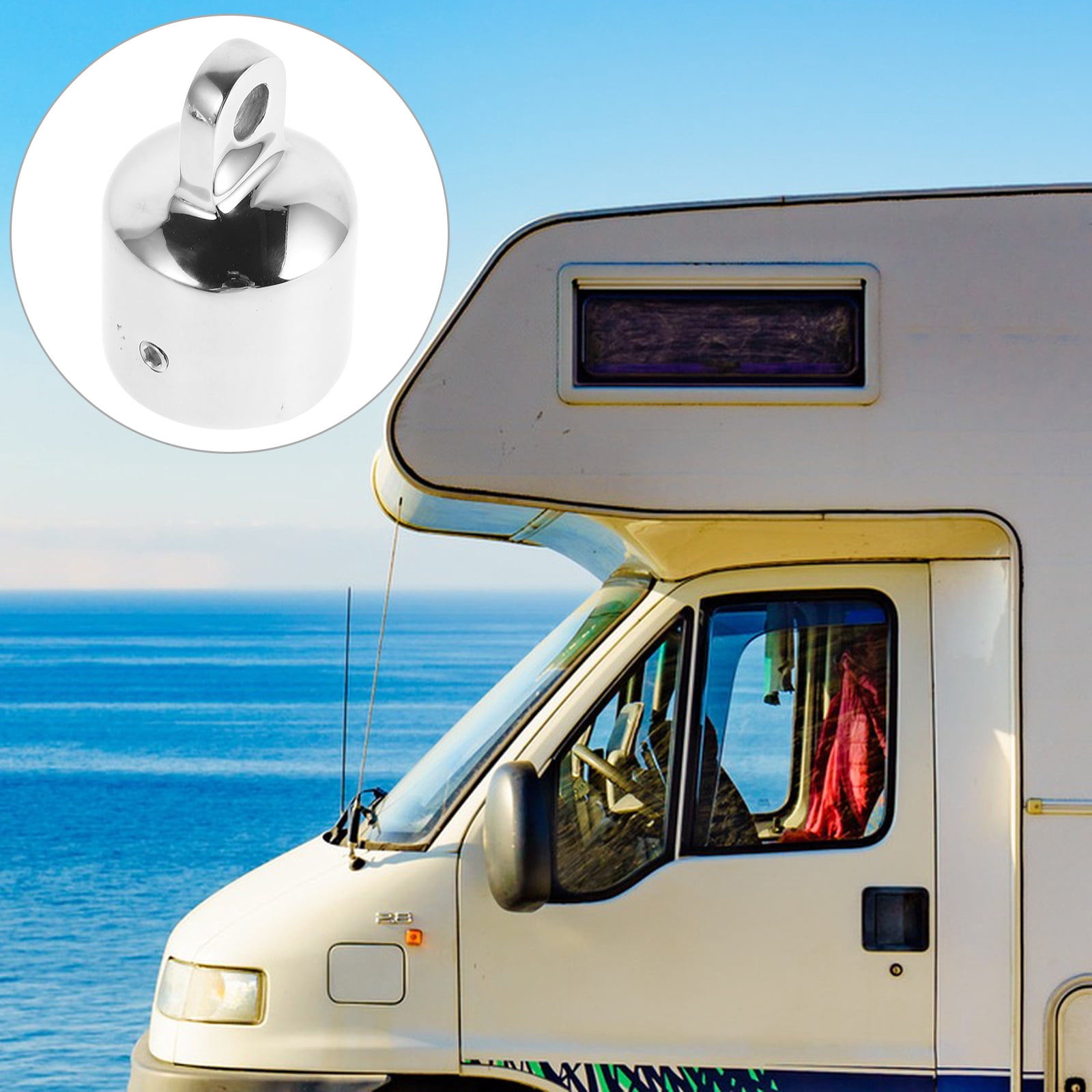 Bimini Top Cap Eye End for Boats Bimini Top Caps Tube Eye End Top ...