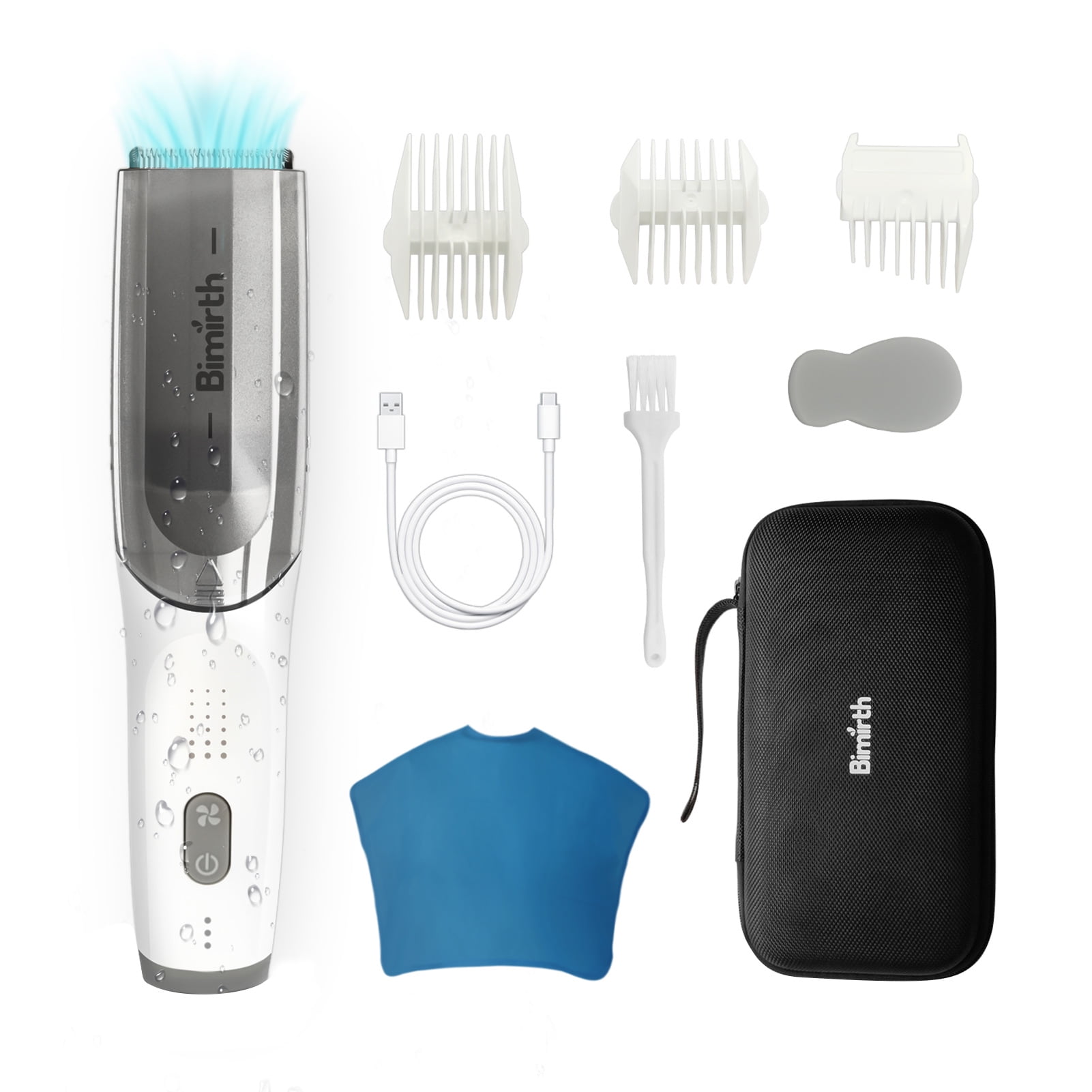 Bimirth Hair clippers,Combs Men Kids With Brush Haircut HairWaterproof ...