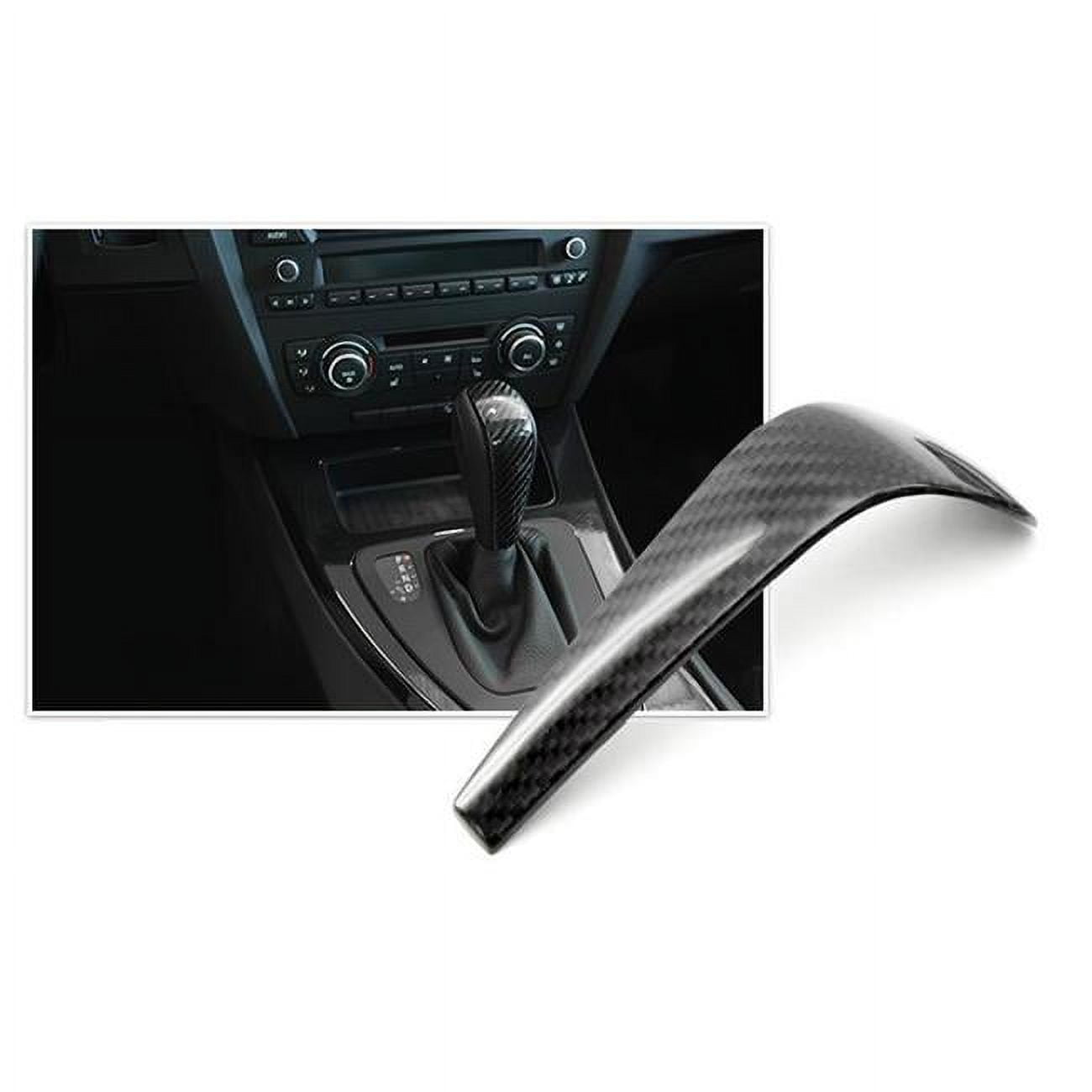 Bimmian CKT8XASYY AutoCarbon Carbon Shift Knob Trim Overlay - Silver ...