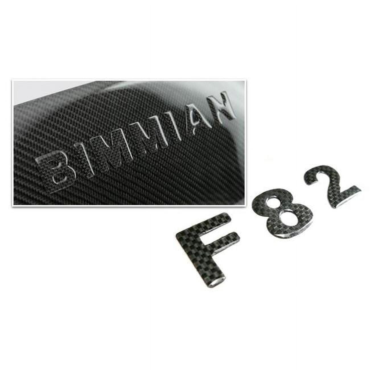 Bimmian CLEAAABXX Auto Carbon Carbon Fiber Lettering For All Vehicles ...