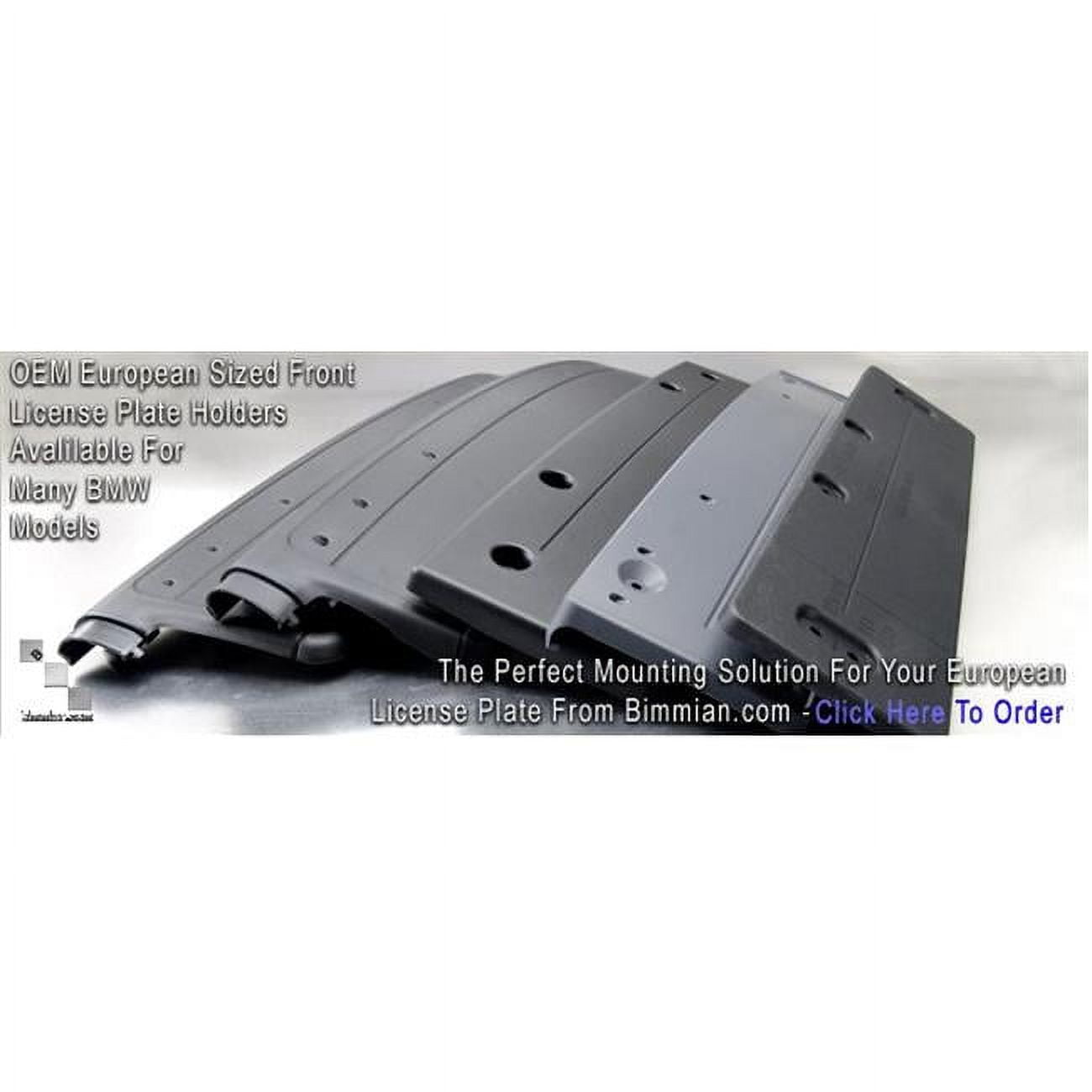 Bimmian EPH9XMYYY OEM European Front License Plate Holder- For E90- E92 ...