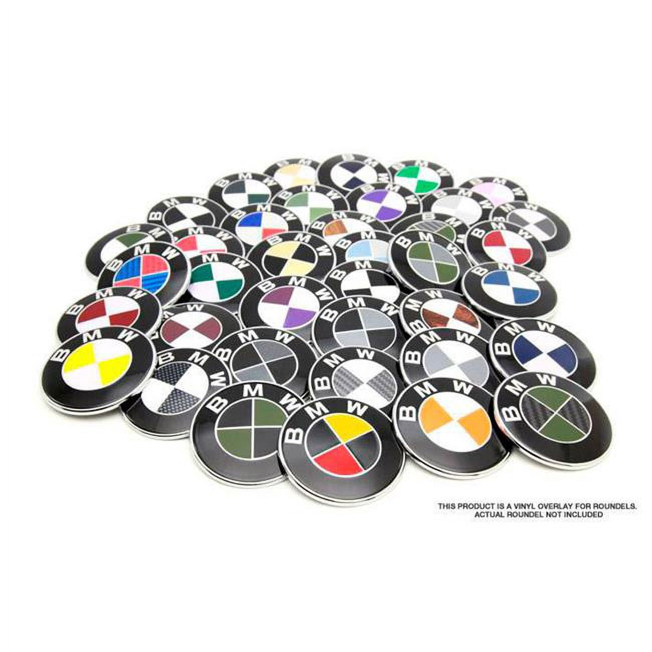 Bimmian ROUAA2370 Colored Roundel Emblems- 7 Piece Kit For Any BMW ...