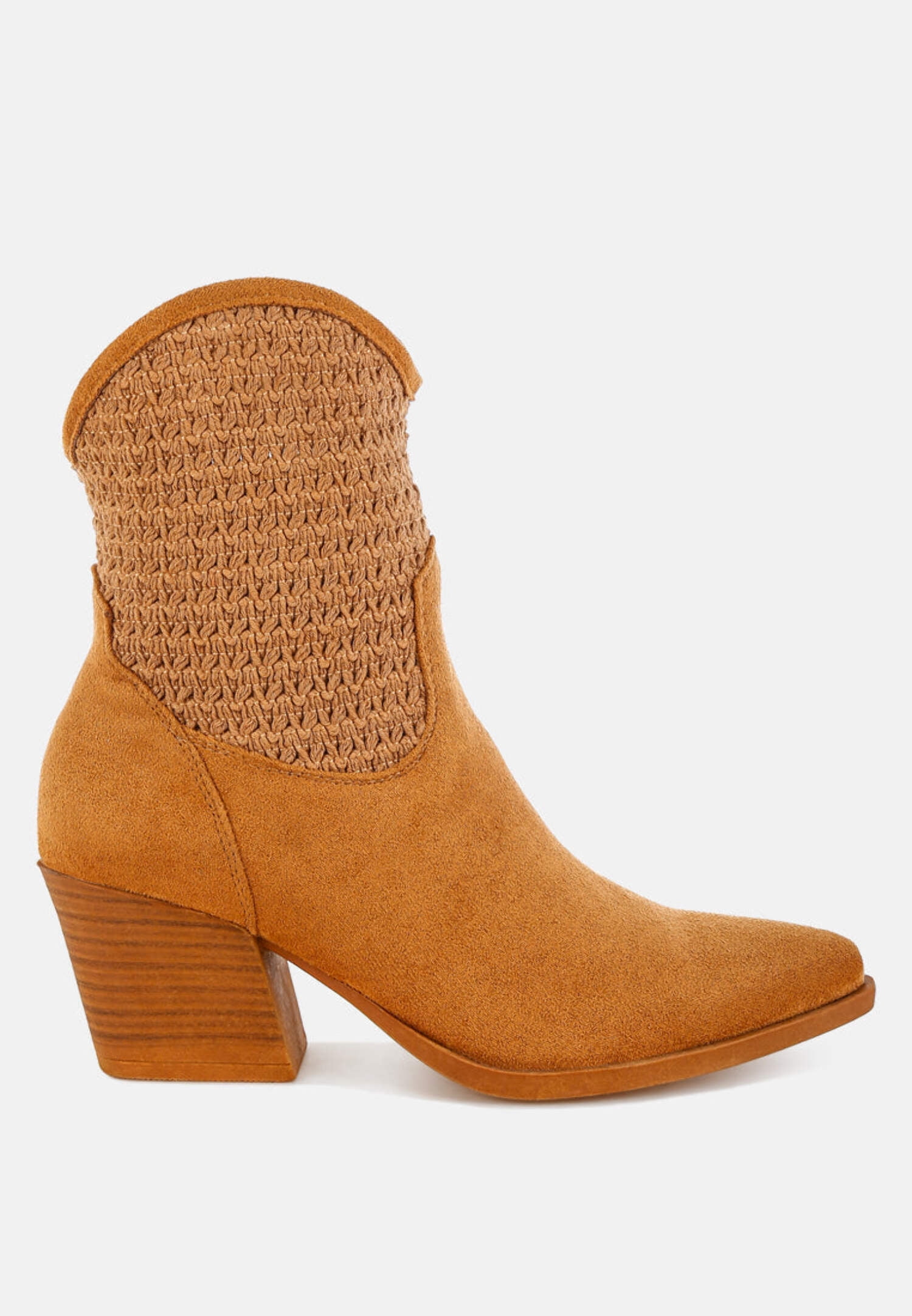 Bimmy Woven Pointy Western Boots - Walmart.com