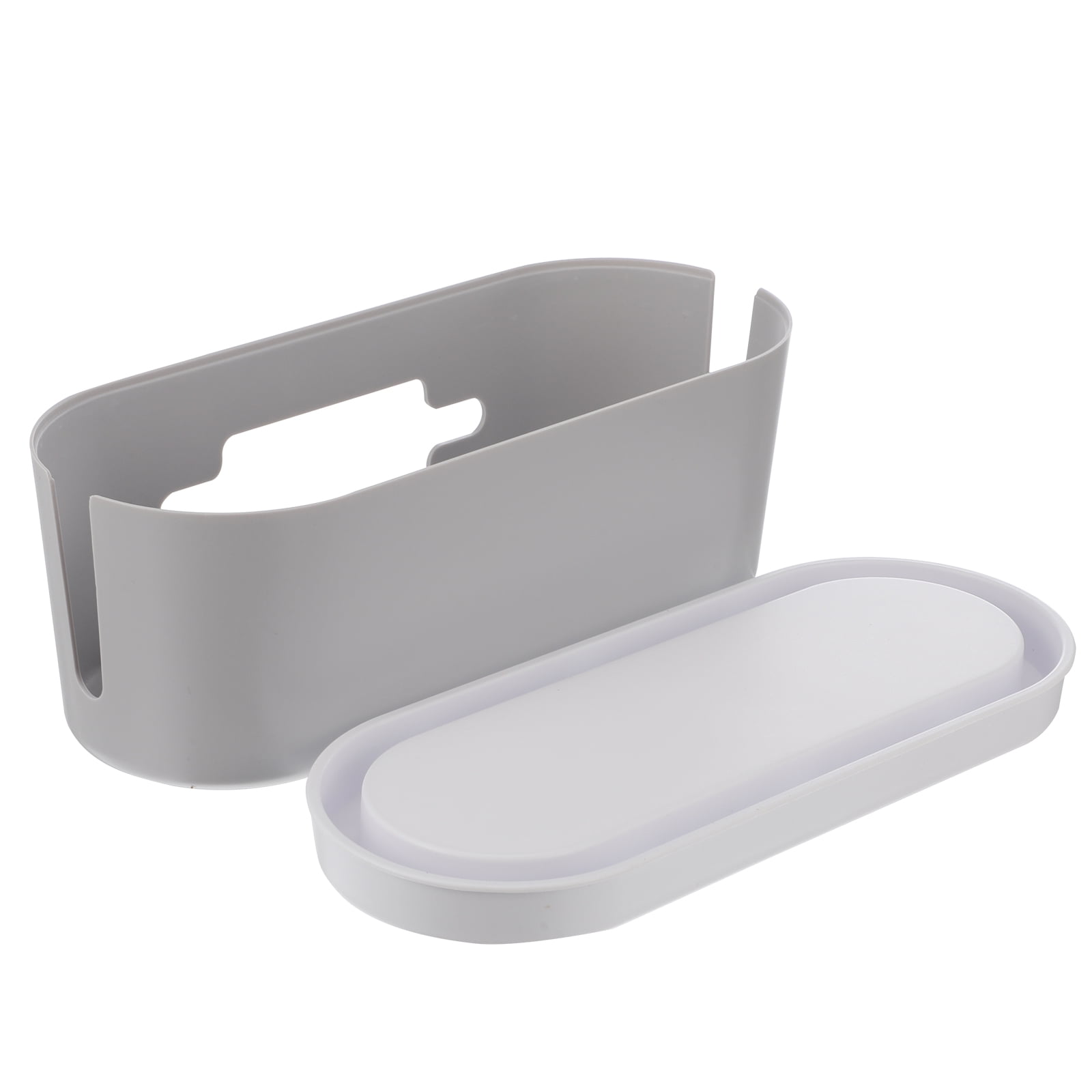 Bin Card Cable Management Box Cable Line Organizer 32X13X11.5CM Grey ...
