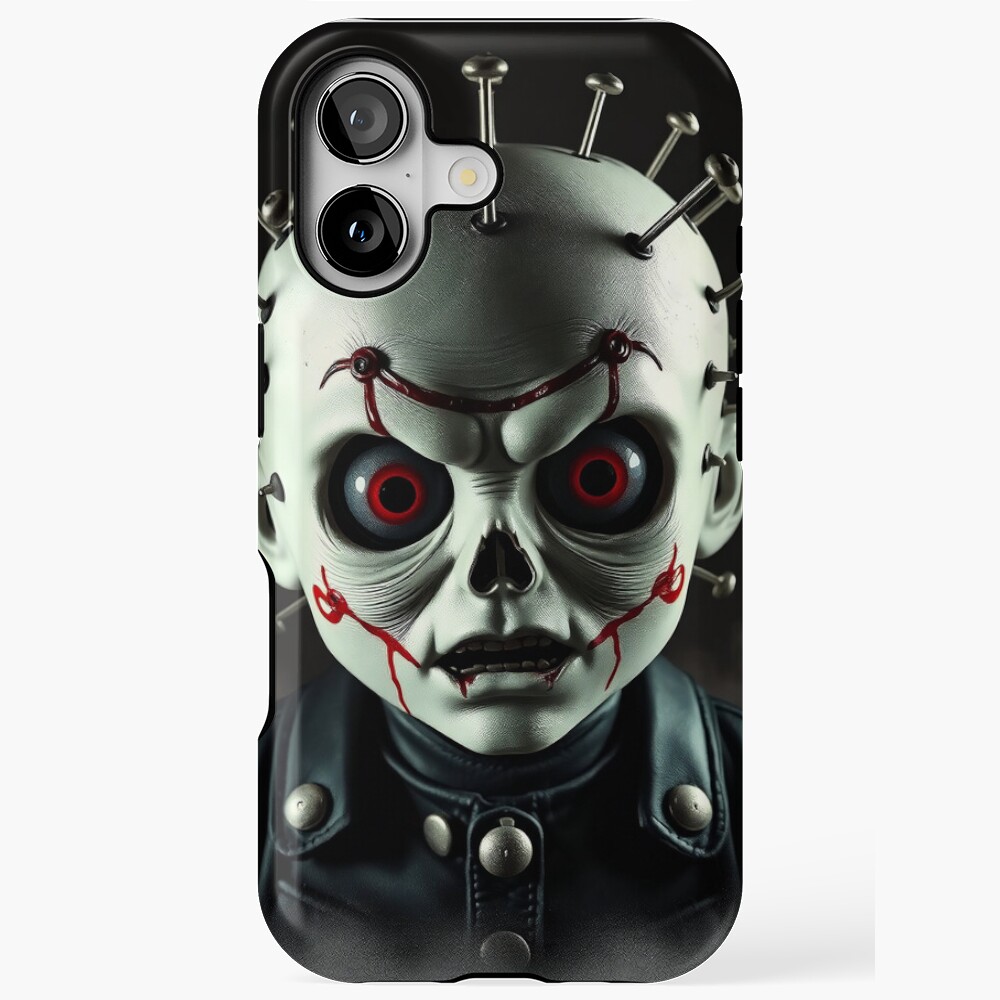 Bin Head Baddie 2 Funny Halloween Art Tough Case for iPhone 11-17 Pro ...