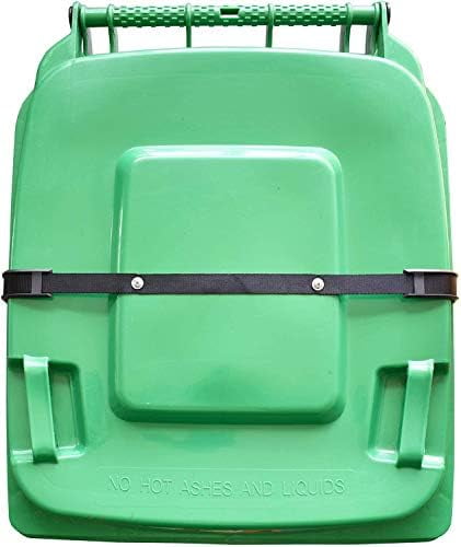 Bin Strap Garbage Lock Trash Can Lid Strap Outdoor Garbage Can Strap ...