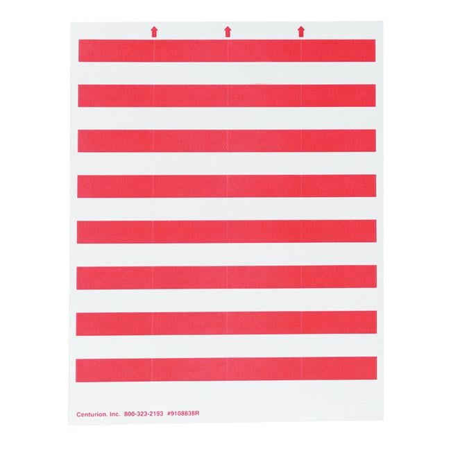 Bin Tag Labels, Red - Walmart.com