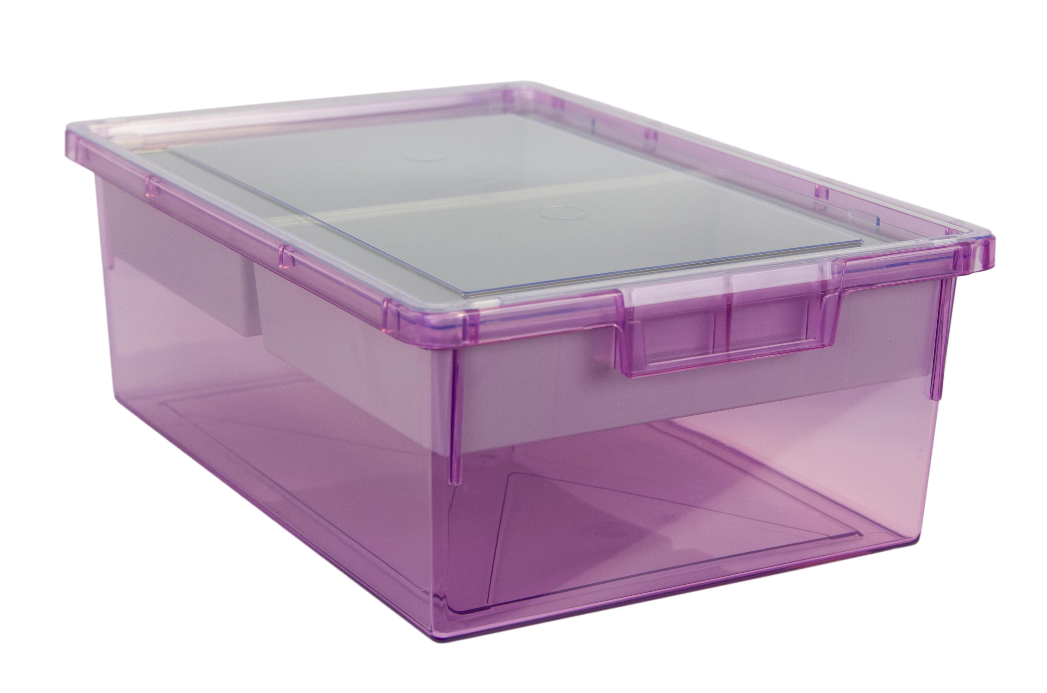 Bin/ Tote/ Tray Divider Kit - Triple Depth 9" Bin in Clear - 3 pack ...
