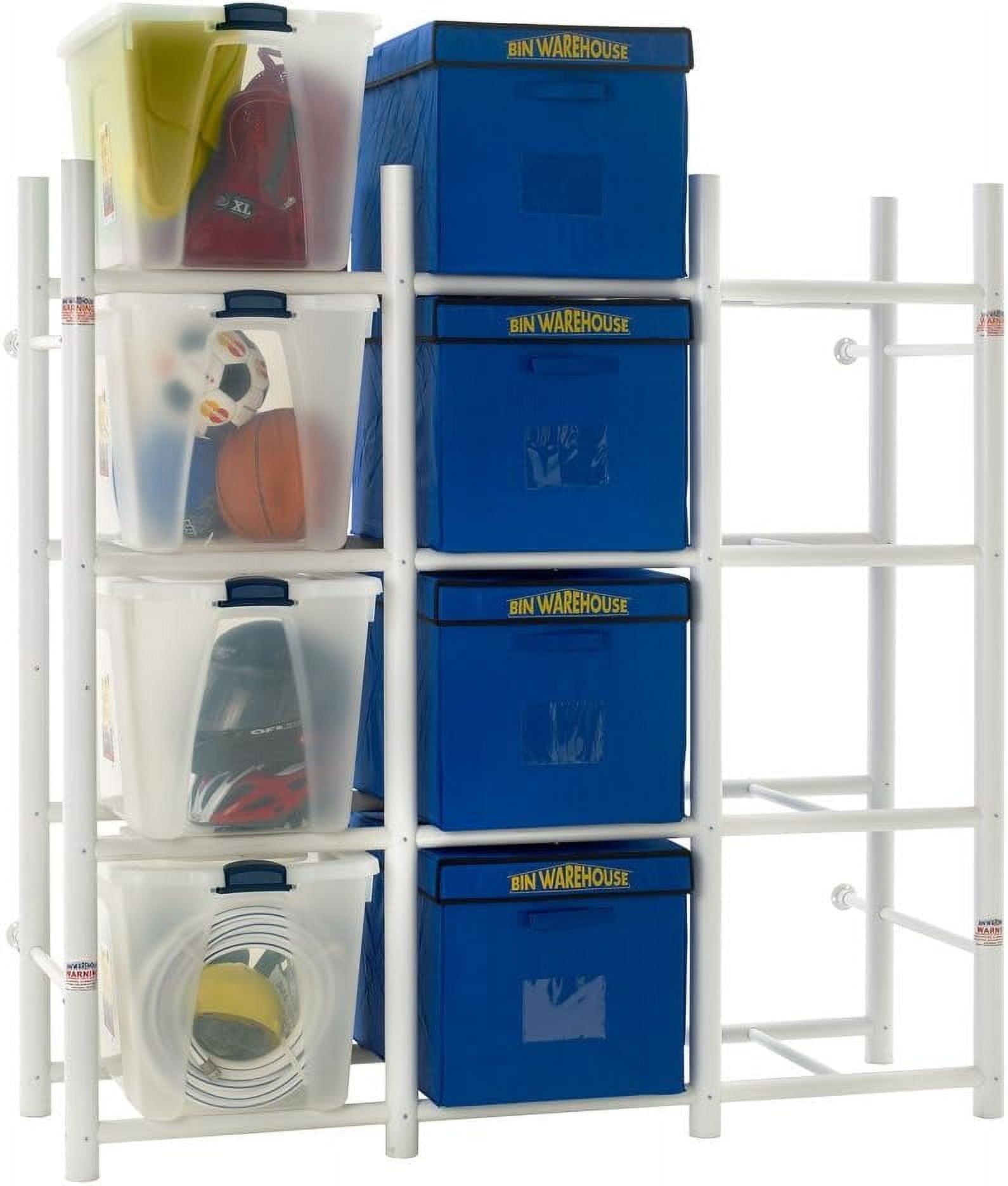 Bin Warehouse DFAE2MBW0431 Storage System for 12-Totes - Walmart.com