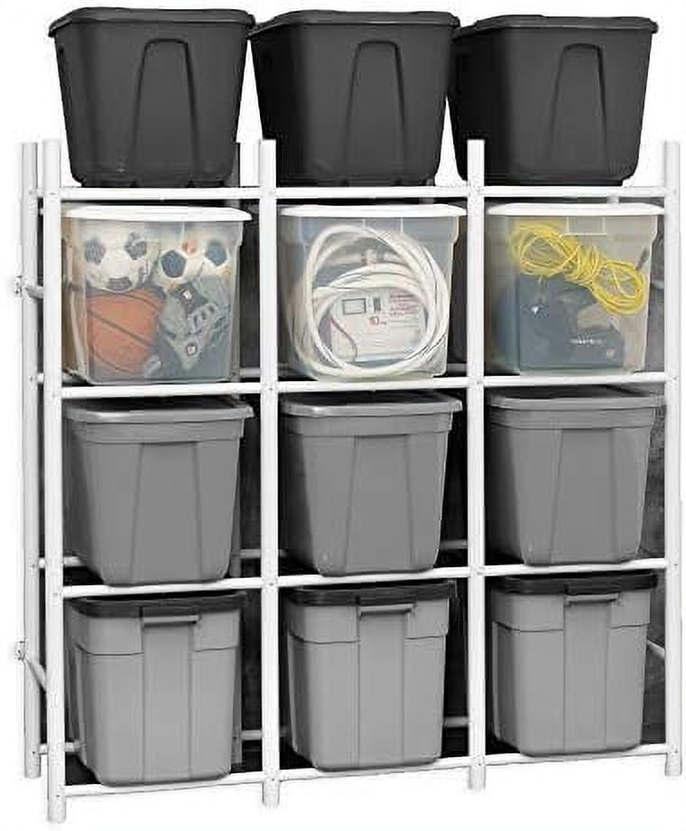 Bin Warehouse Rack - 12 Totes Compact - Walmart.com